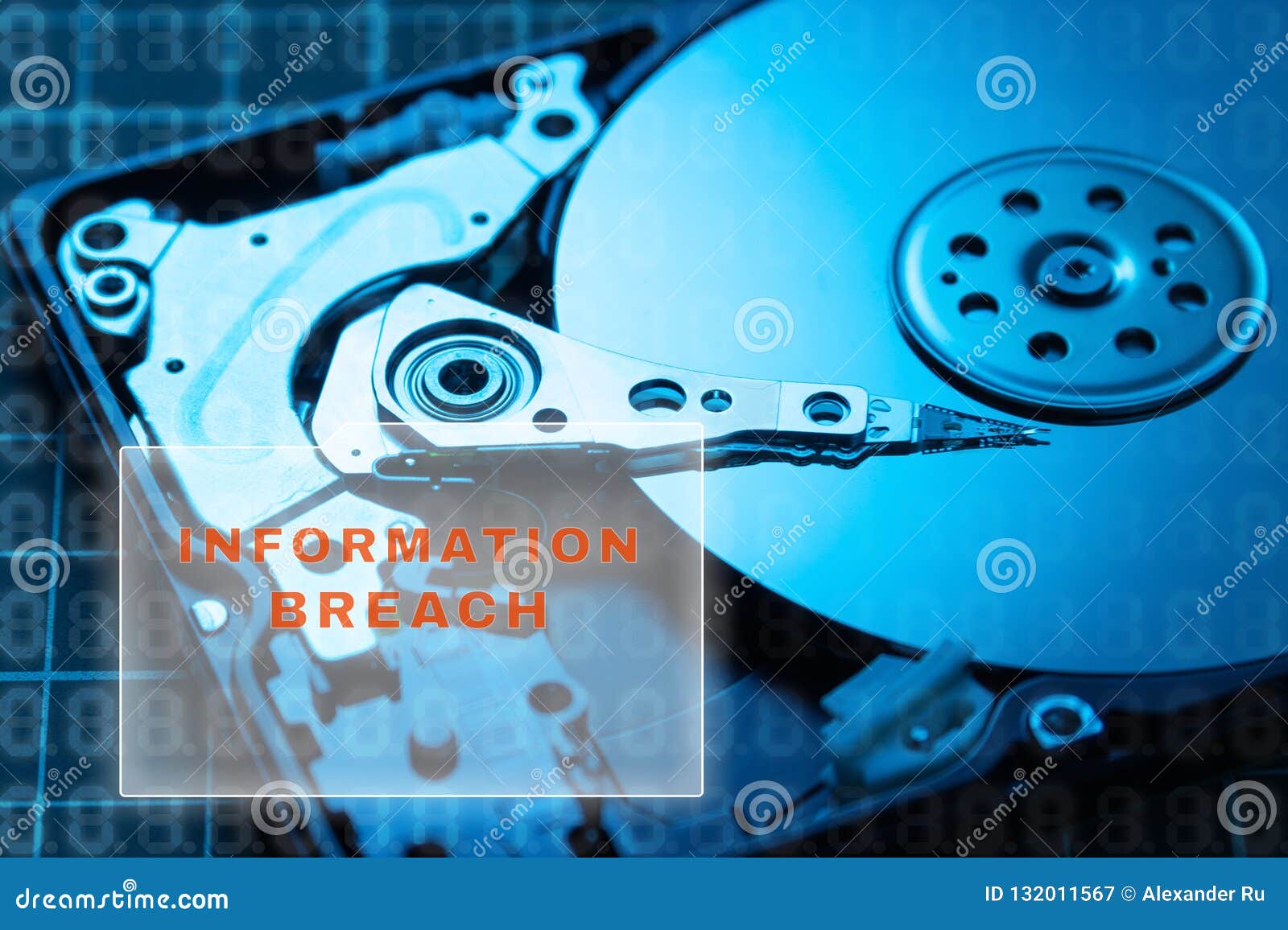 Concept of Damaged and Broken Data Stock Image - Image of concept ...