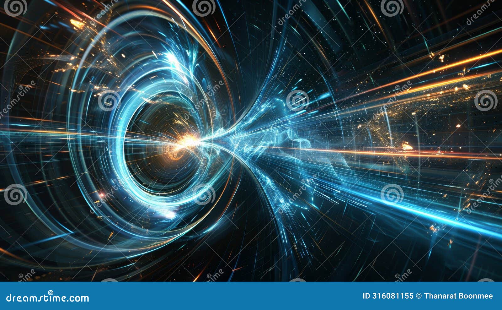 The Concept of Data Activation and Circulation, Ai Generated Stock ...