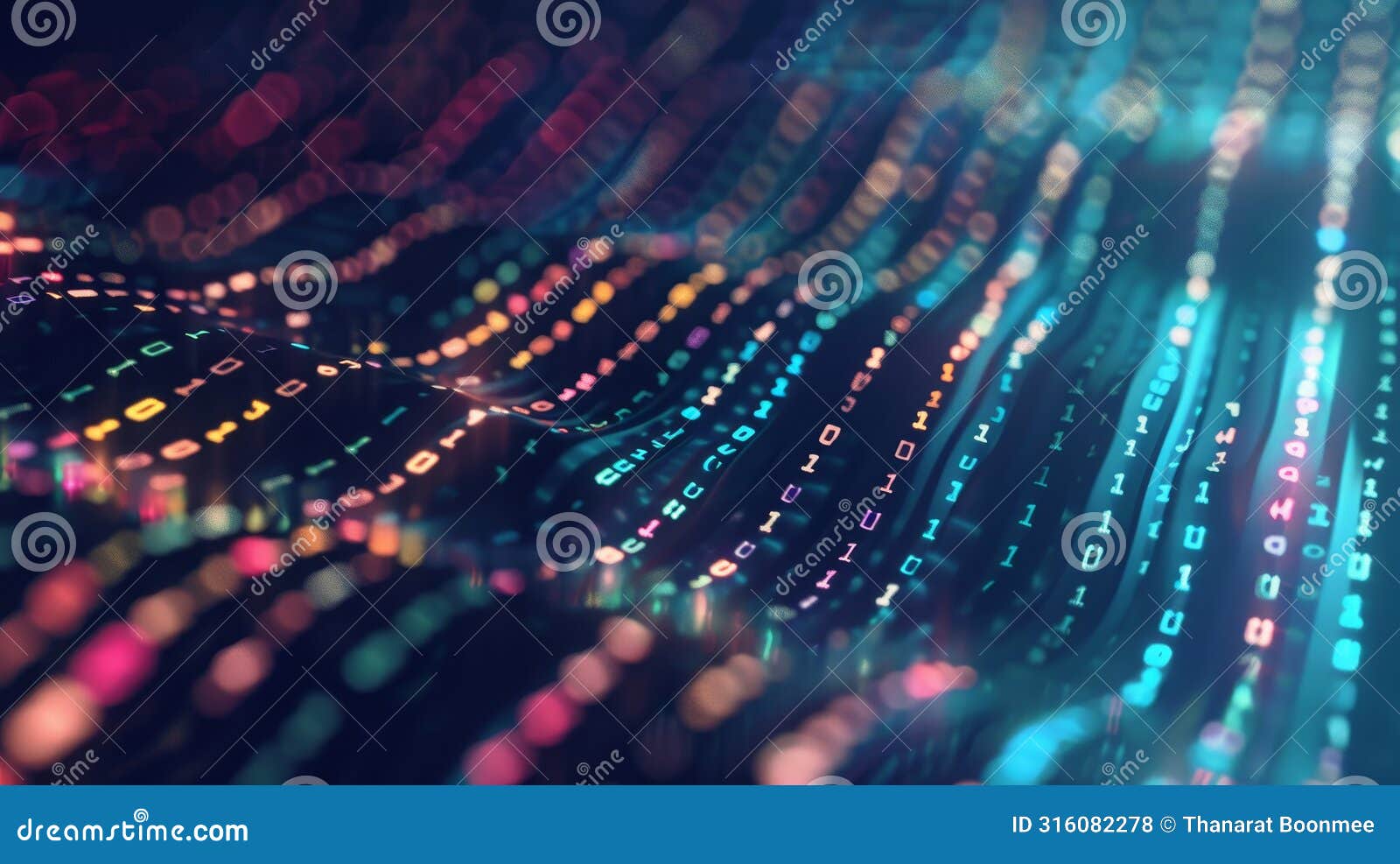 The Concept of Data Activation and Circulation, Ai Generated Stock ...