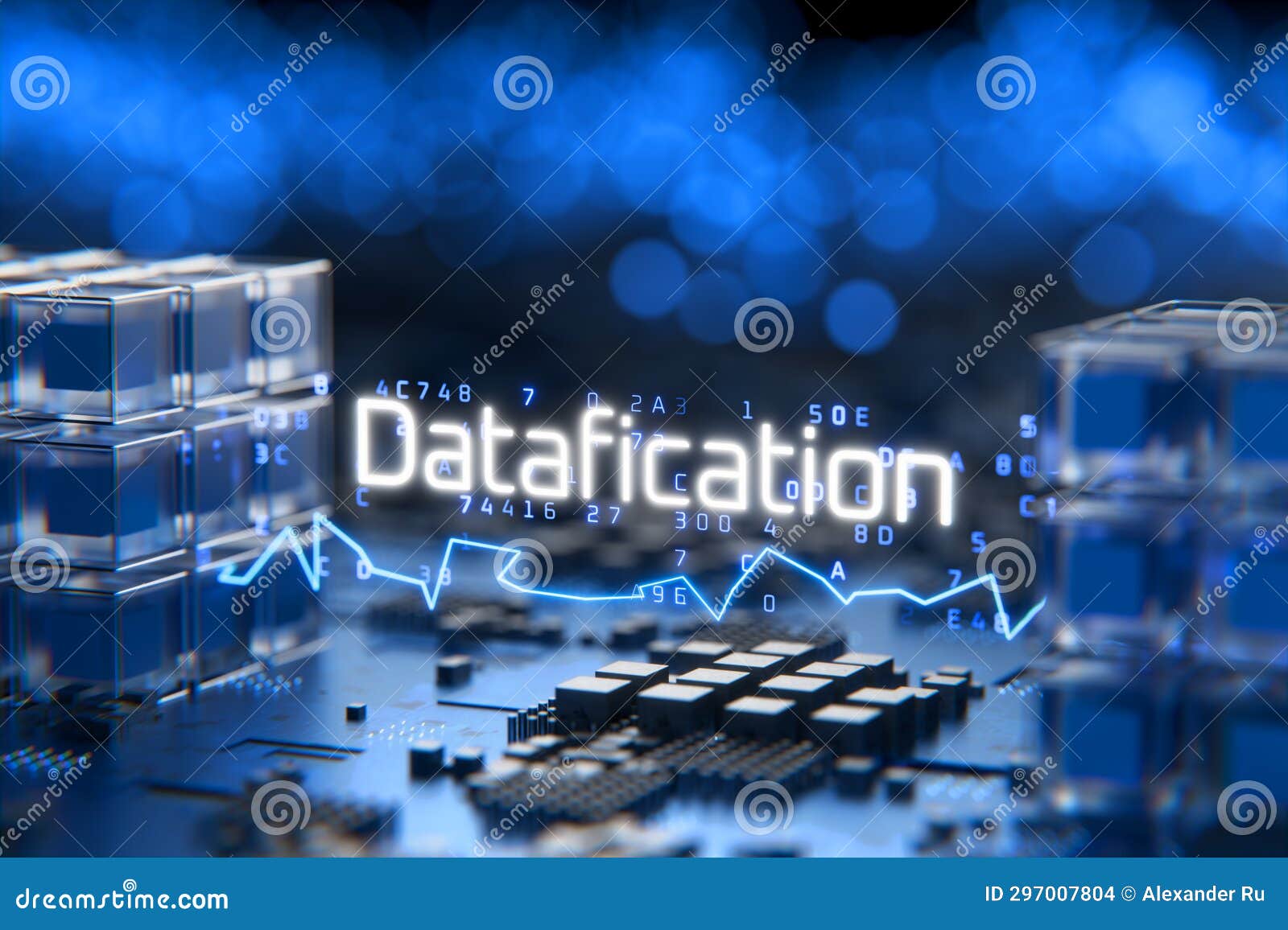 Concept of Data Collection and Processing. Abstract Technology Background. Entering Data into ...