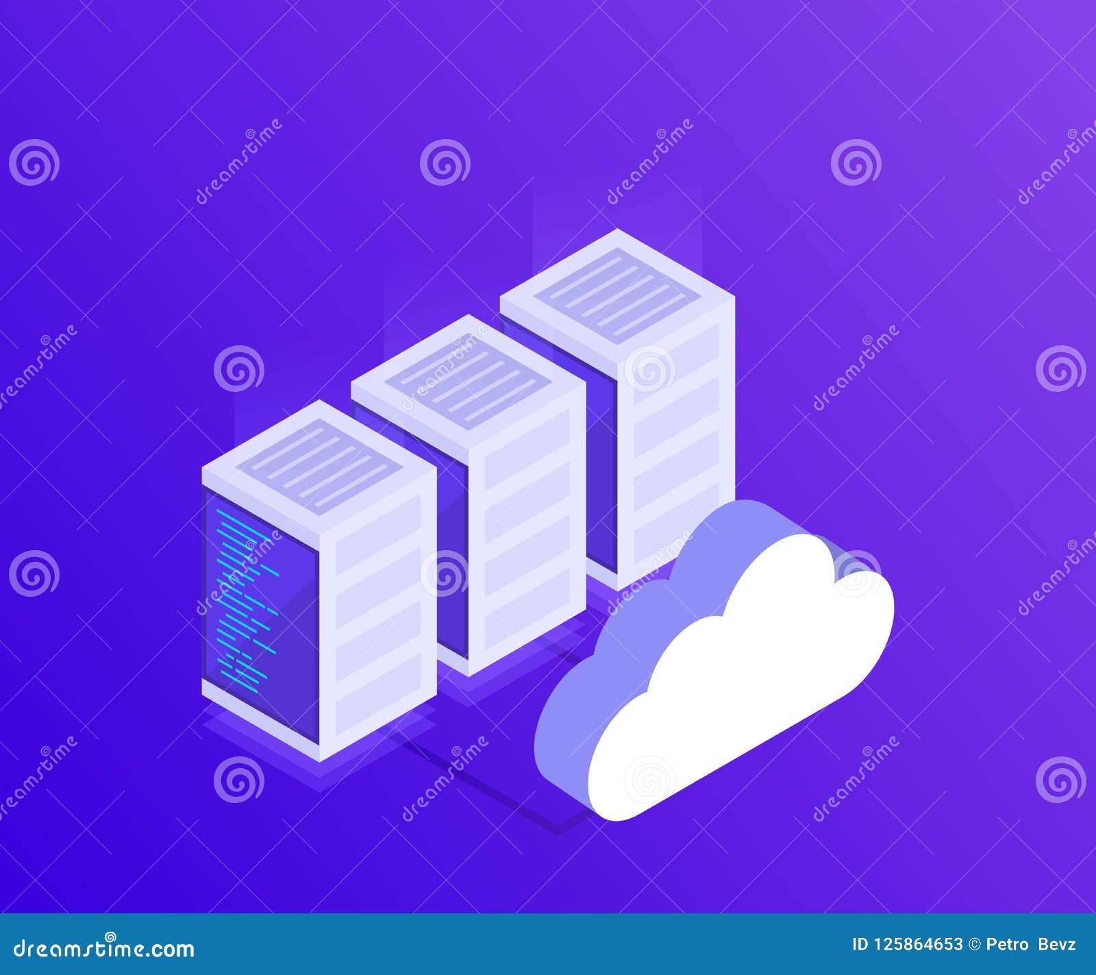 Concept Of Data Network Managemen Cloud Storage Data And