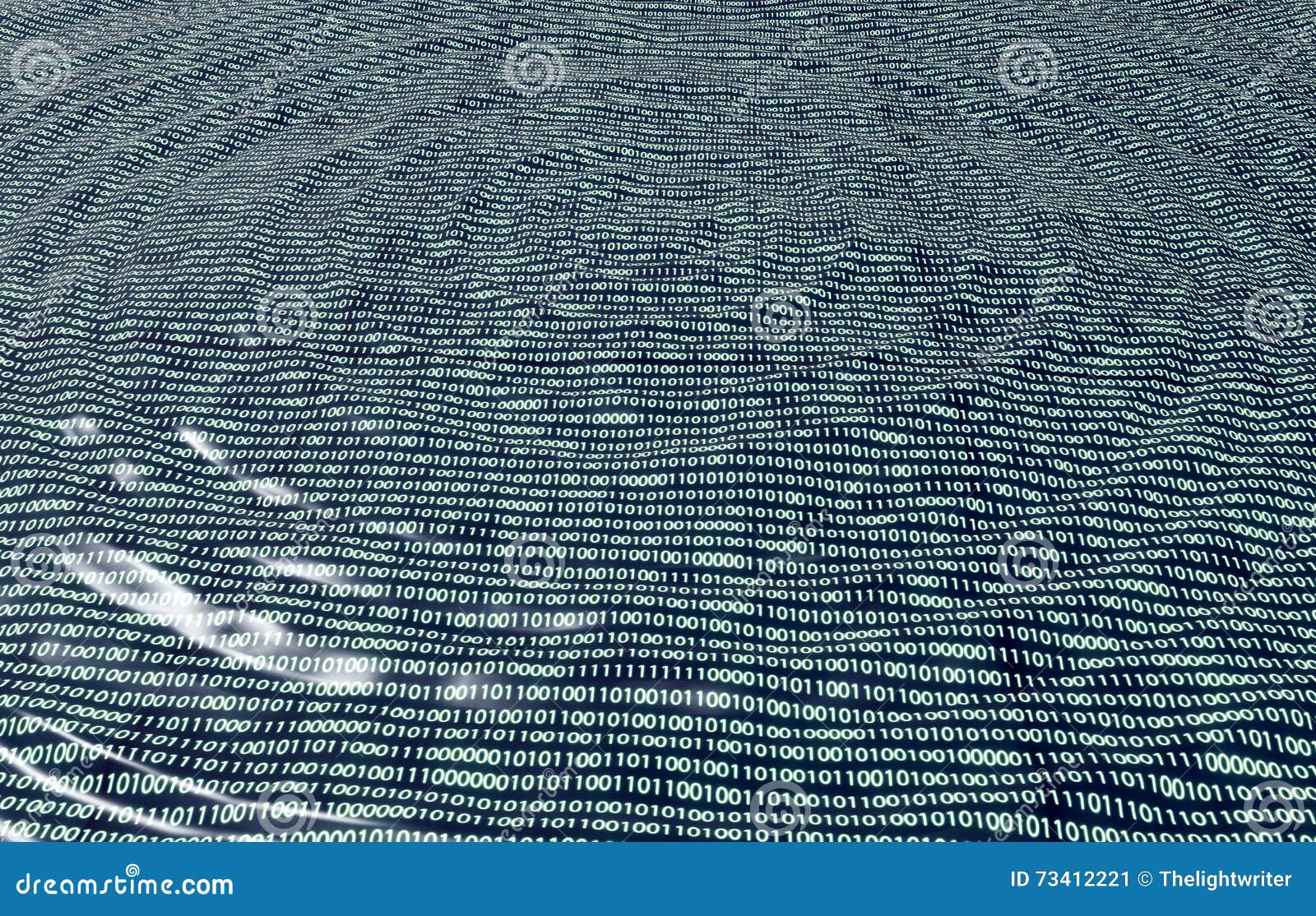 Concept of Data Pool an Ocean of Information Stock Illustration ...