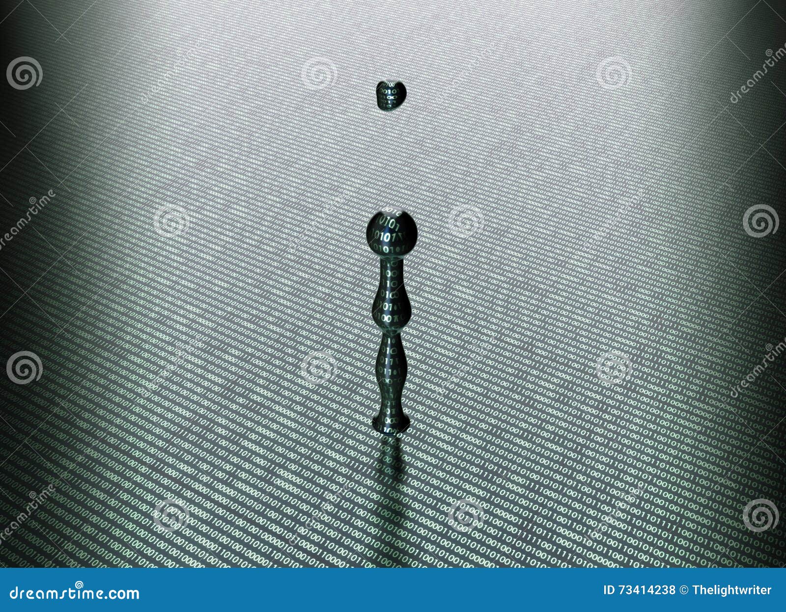 Concept of Data Pool an Ocean of Information Stock Illustration ...