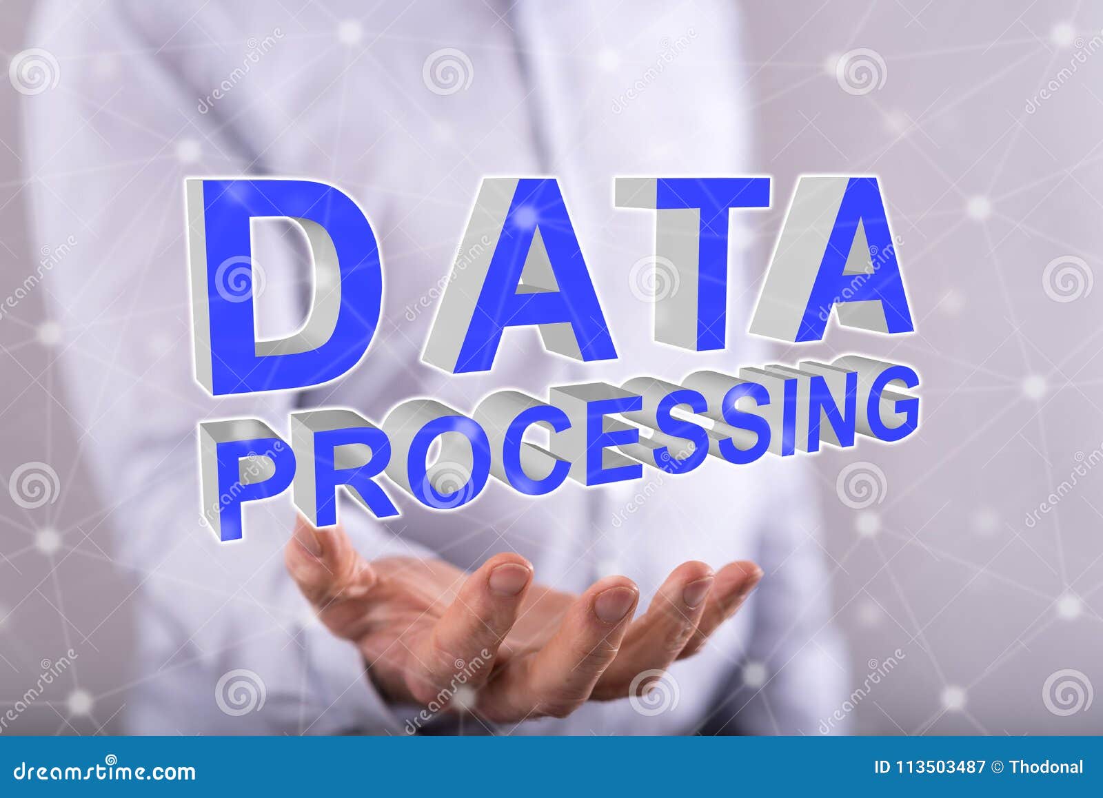Concept of data processing stock image. Image of system - 113503487