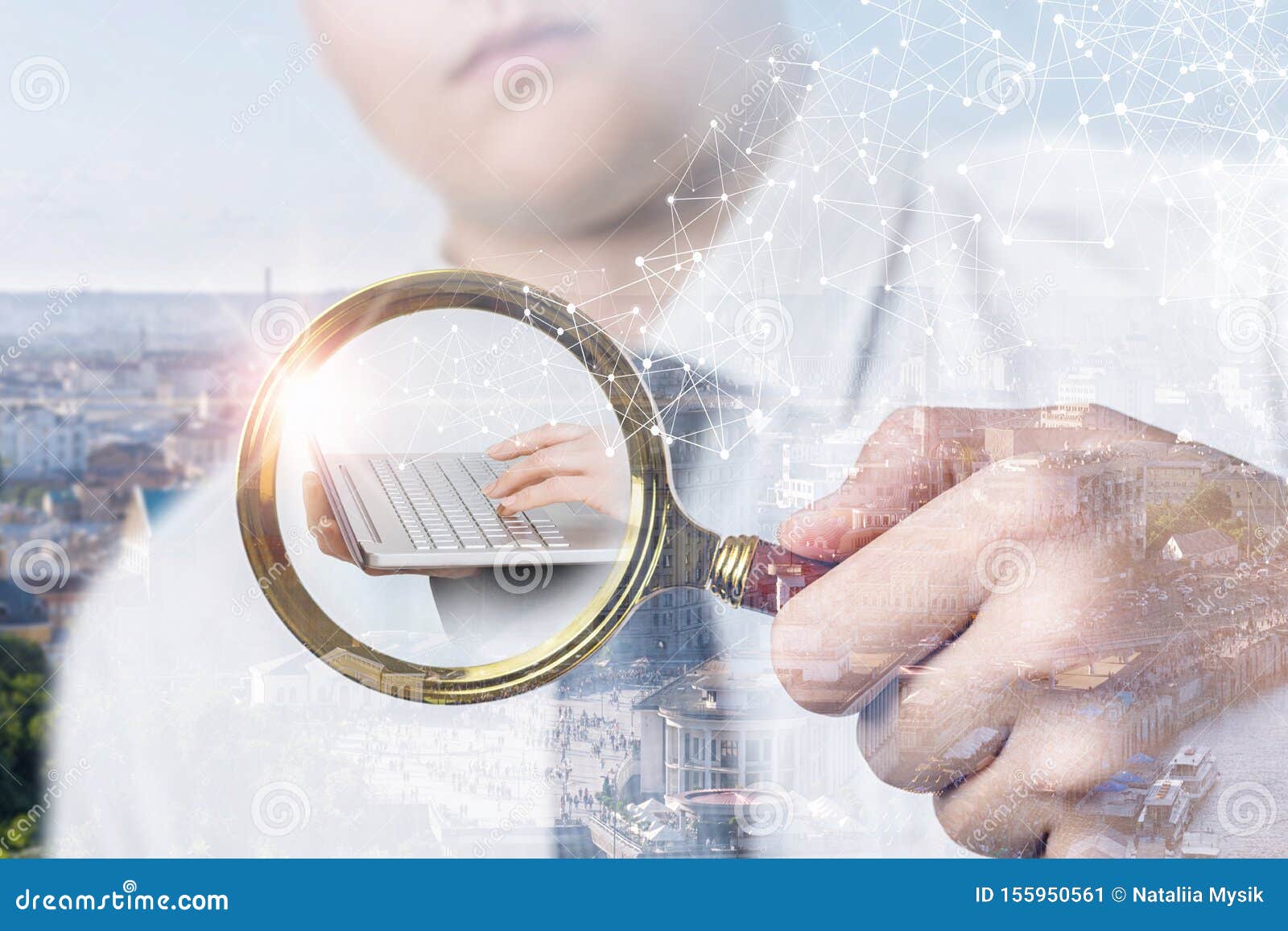 The Concept of Data Search and Analytics Stock Image - Image of ...