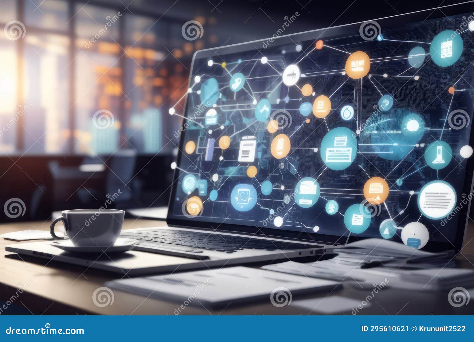 Concept of Data System Business Internet Technology Background Stock ...