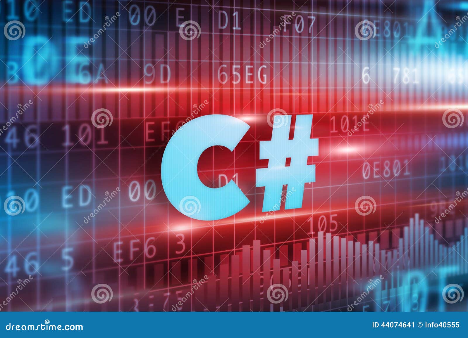 Concept de C# illustration stock. Illustration of transmission - 44074641