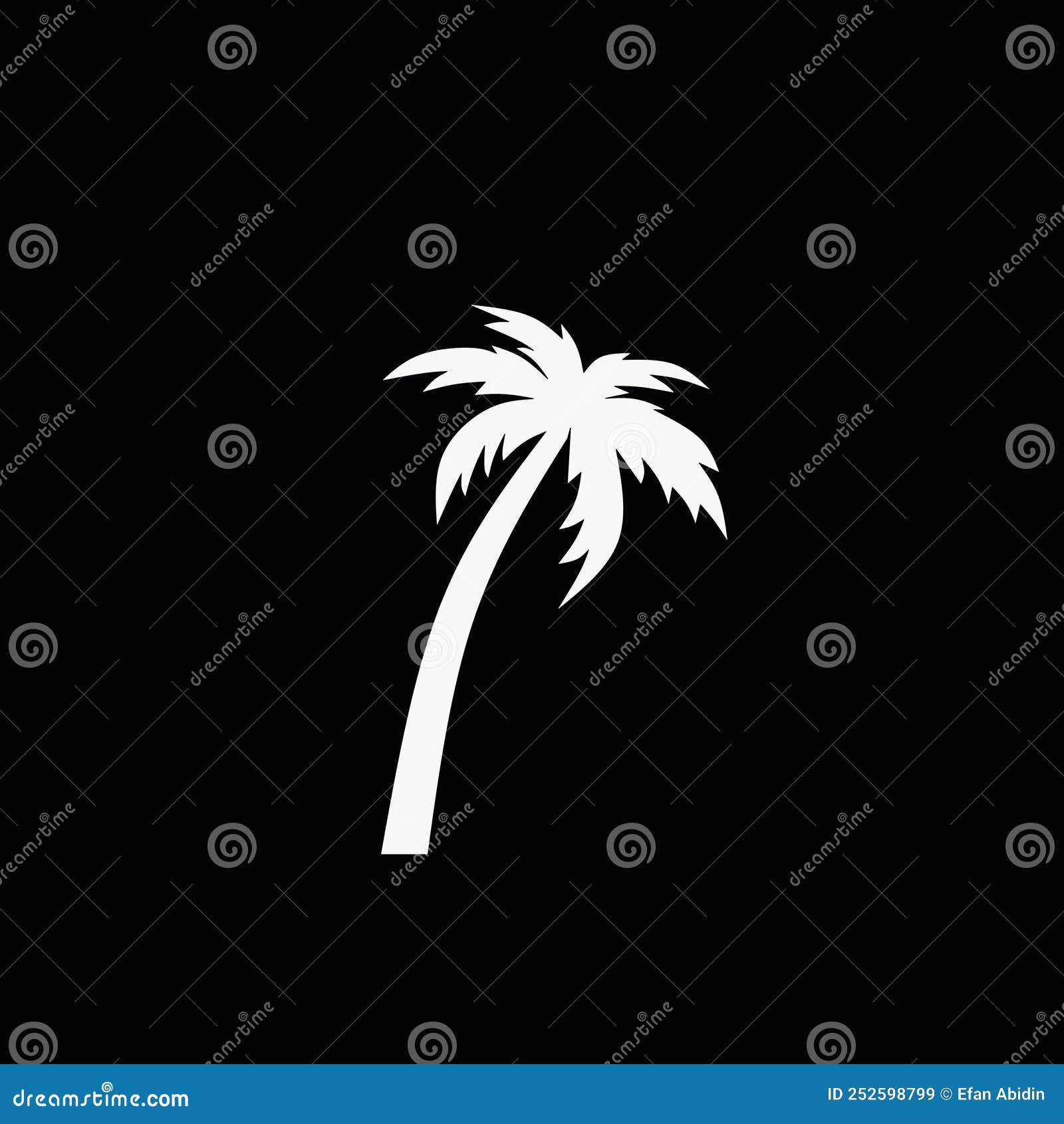 Concept De Cocotier Logo Design Illustration Stock - Illustration du ...