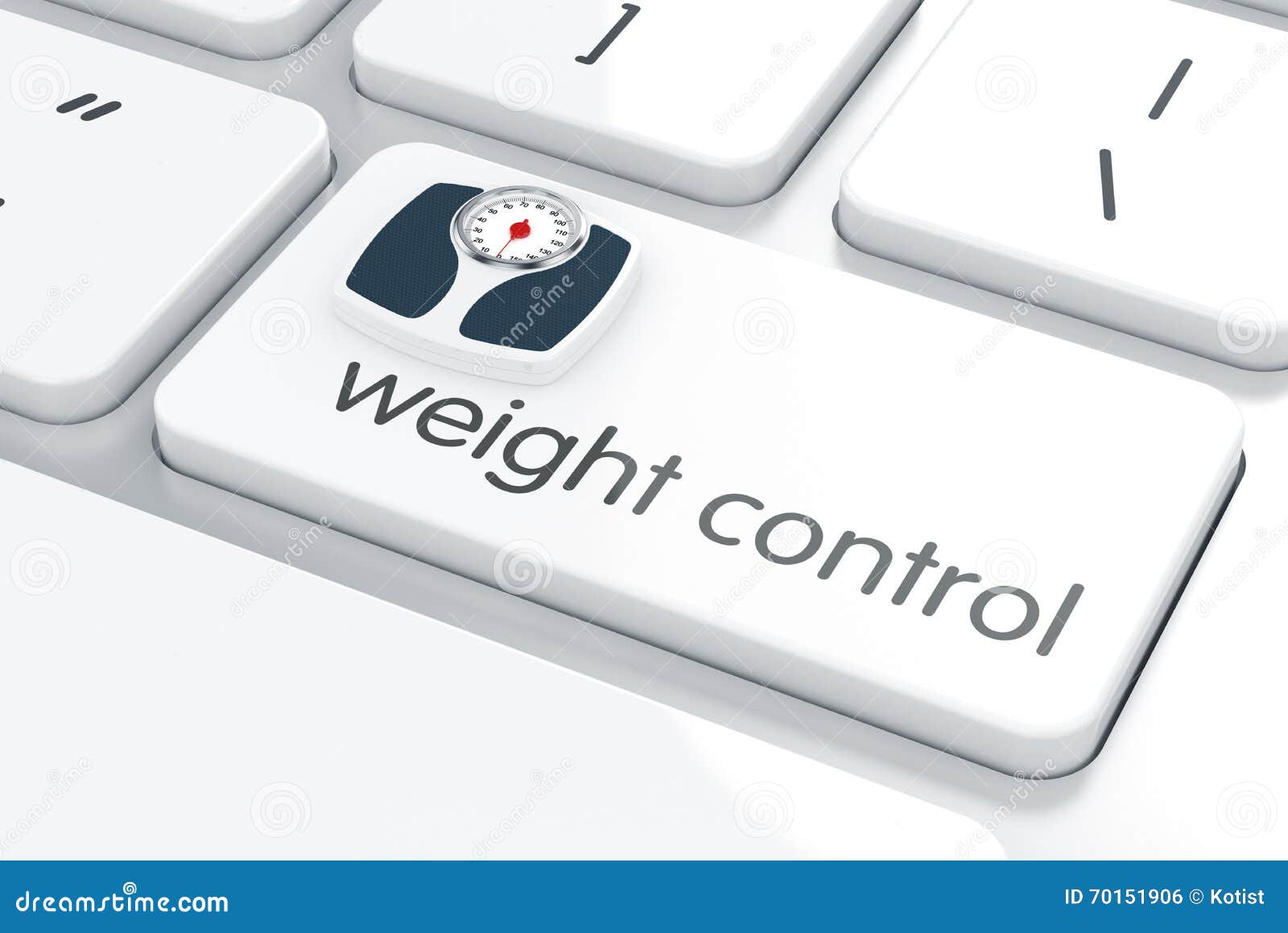 Concept De Contrôle De Poids Illustration Stock - Illustration du appli ...