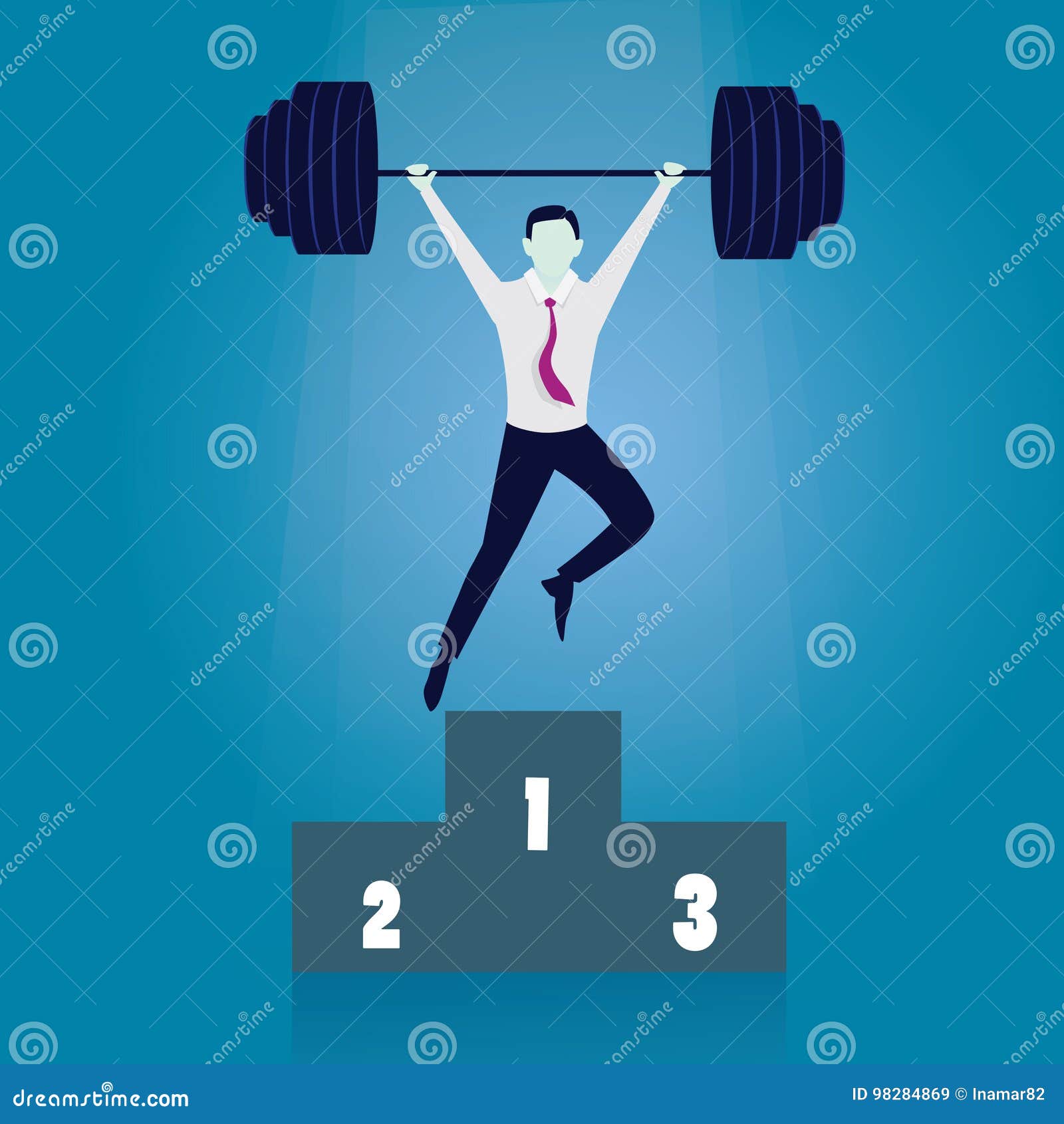 Concept De Force De Puissance D'affaires Illustration de Vecteur ...