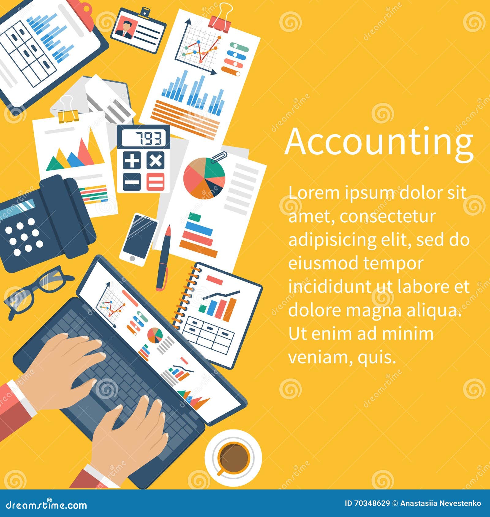 Concept De Journalisation Processus D'organisation Illustration de ...