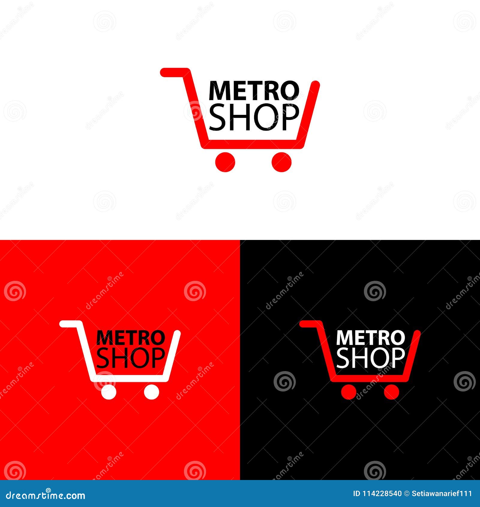 Concept de logo de caddie illustration de vecteur. Illustration du ...