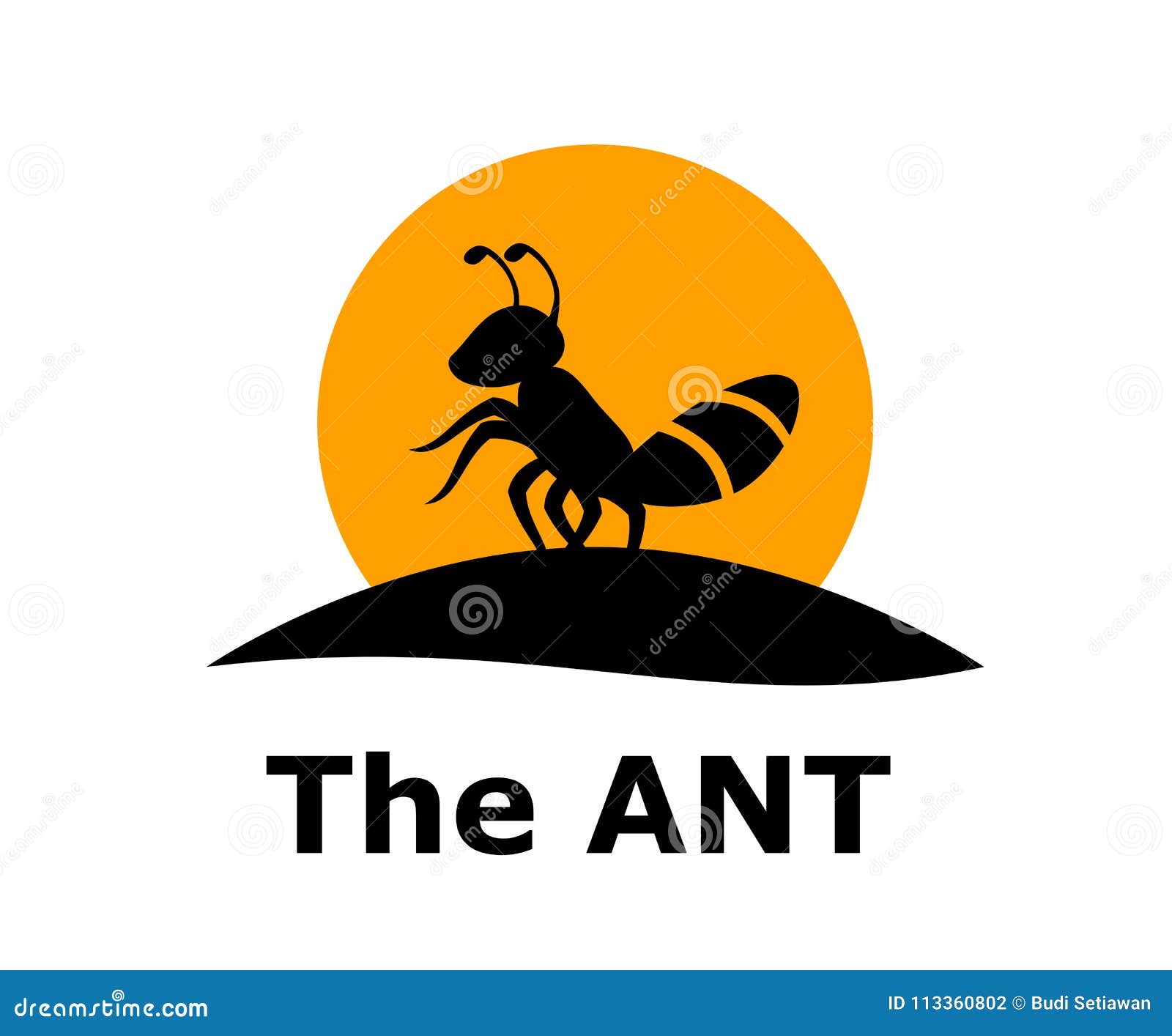 Concept de logo de fourmi illustration de vecteur. Illustration du ...