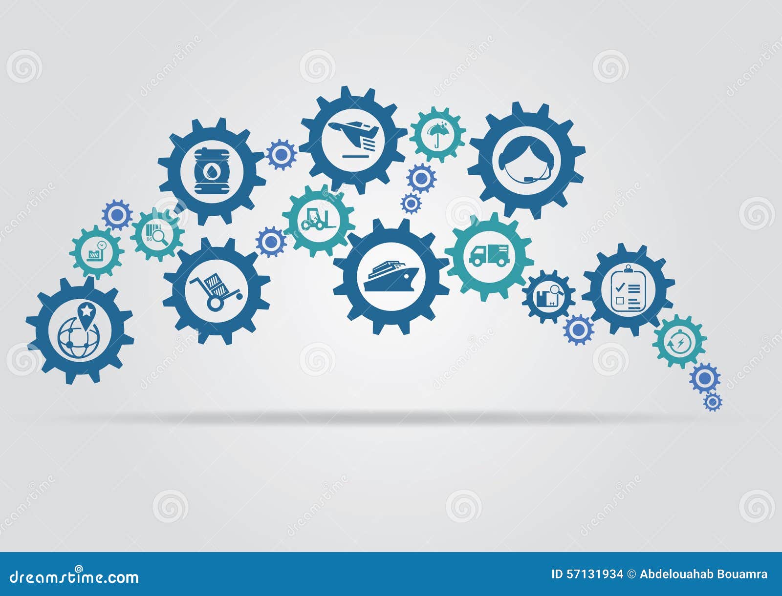 Concept De Mécanisme De Mise En Oeuvre Illustration Stock ...