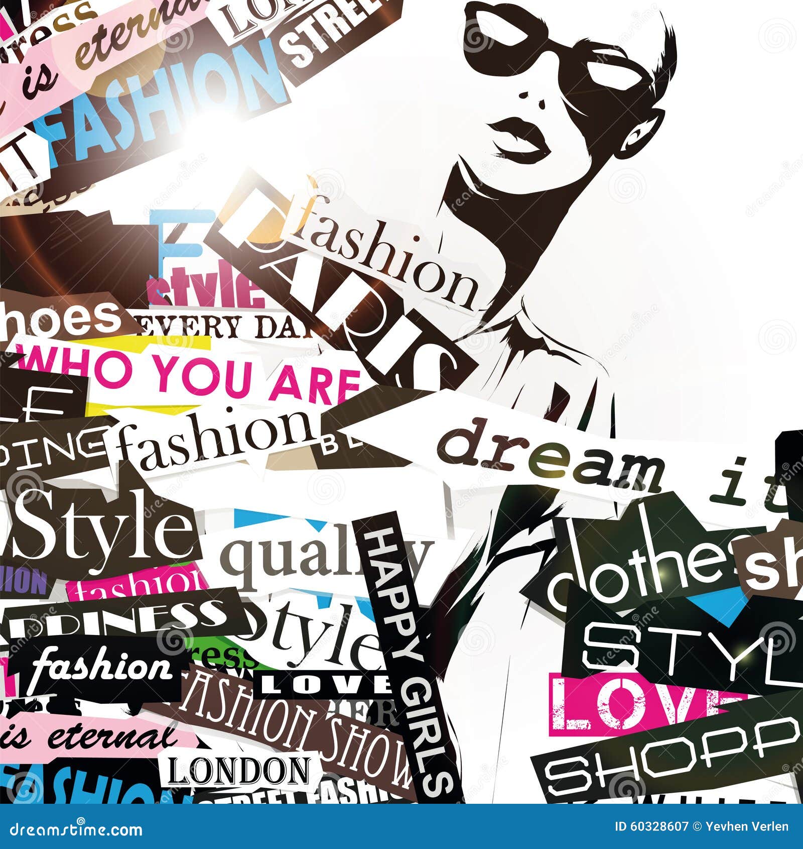 Concept De Nuage De Mot De STYLE Illustration de Vecteur - Illustration ...