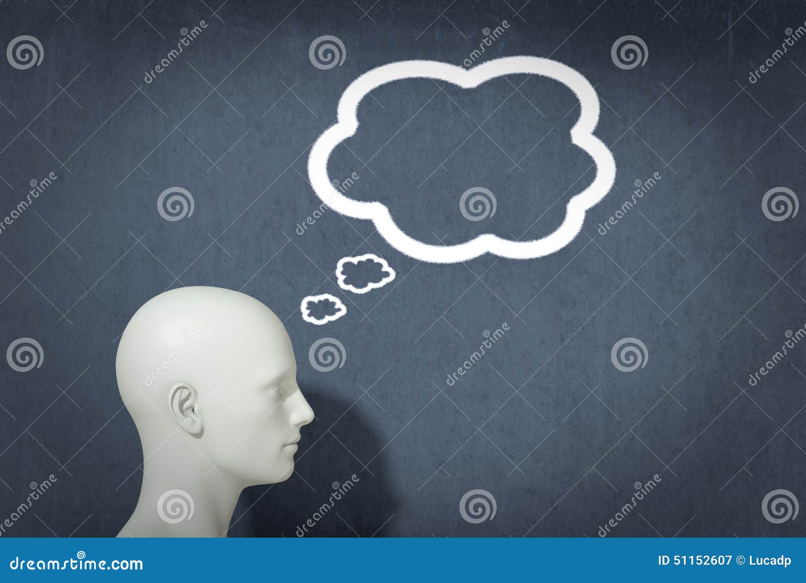 Concept de penser illustration stock. Illustration du gens - 51152607