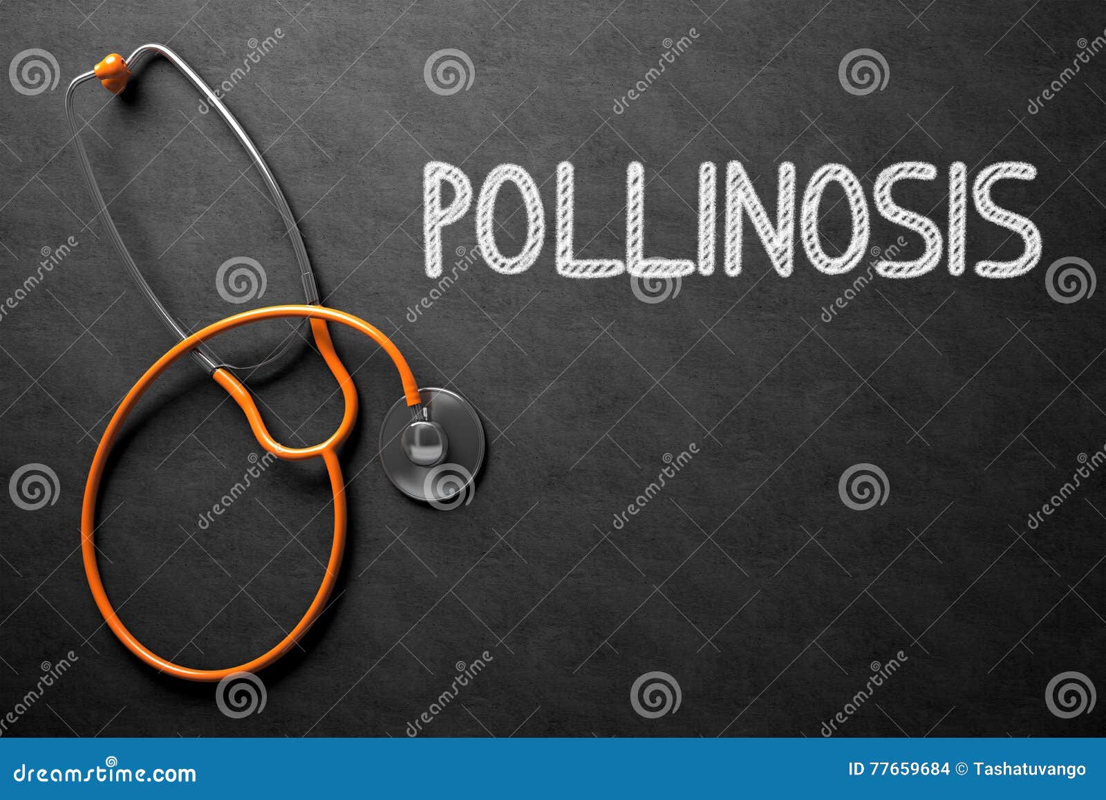 Concept De Pollinosis Sur Le Tableau Illustration 3D Photo stock ...