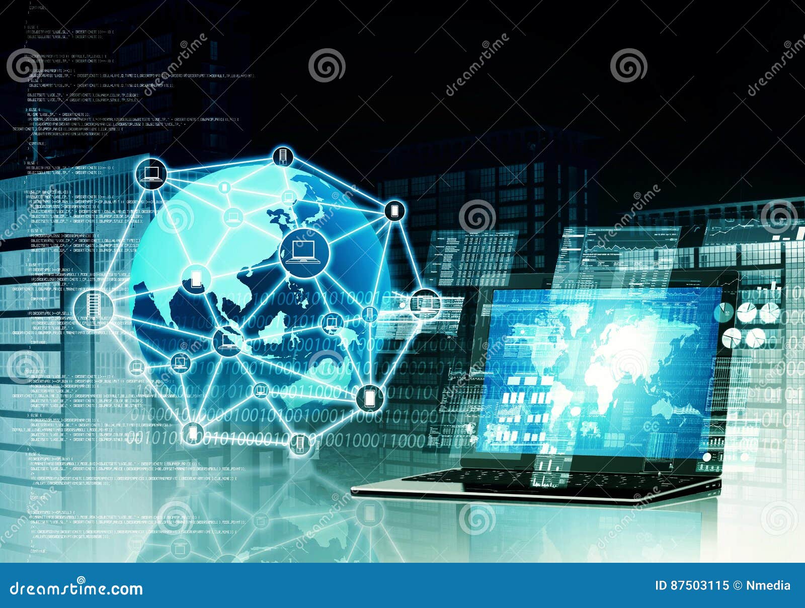 Concept De Programmation D'Internet Illustration Stock - Illustration ...