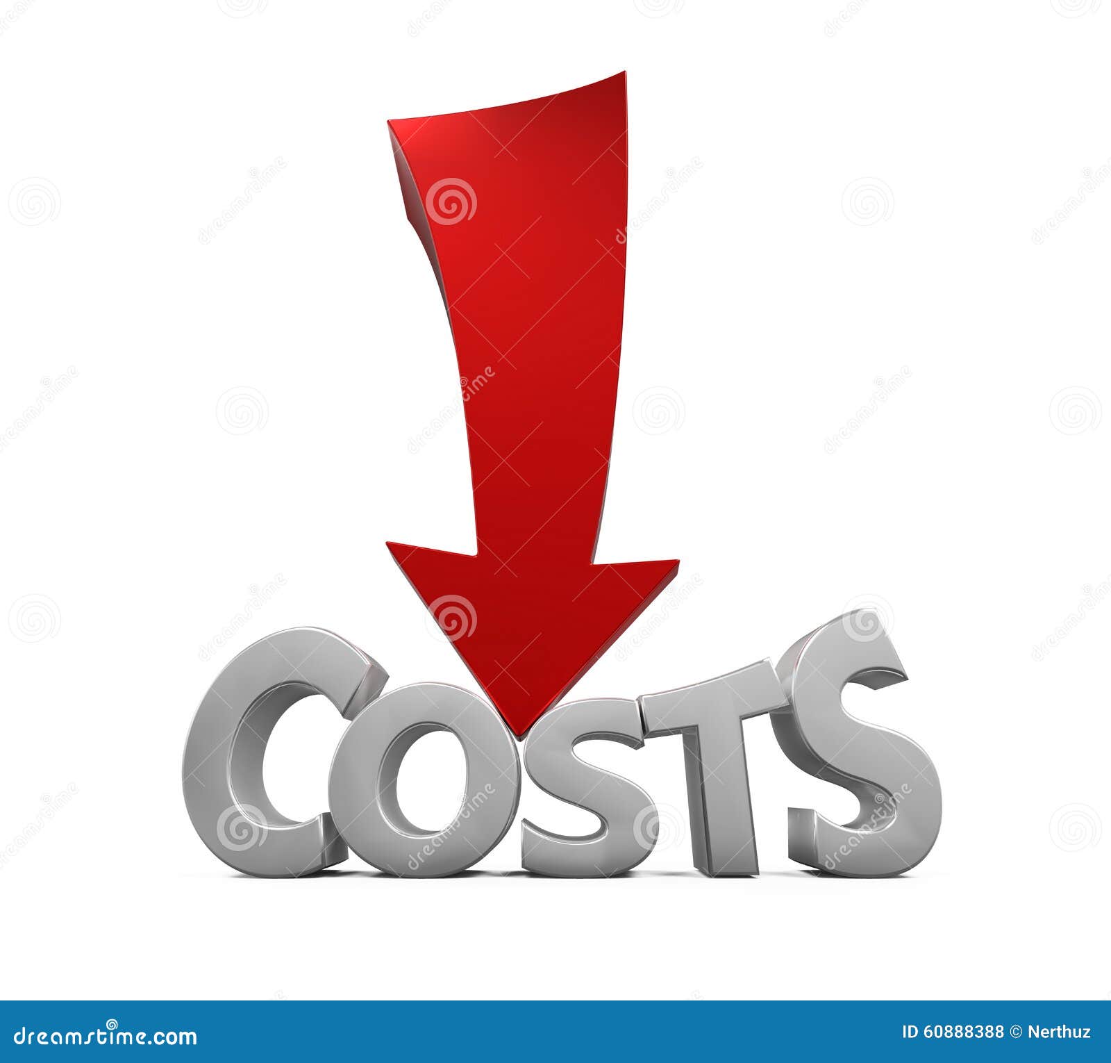 Concept De Réduction Des Coûts Illustration Stock - Illustration du ...