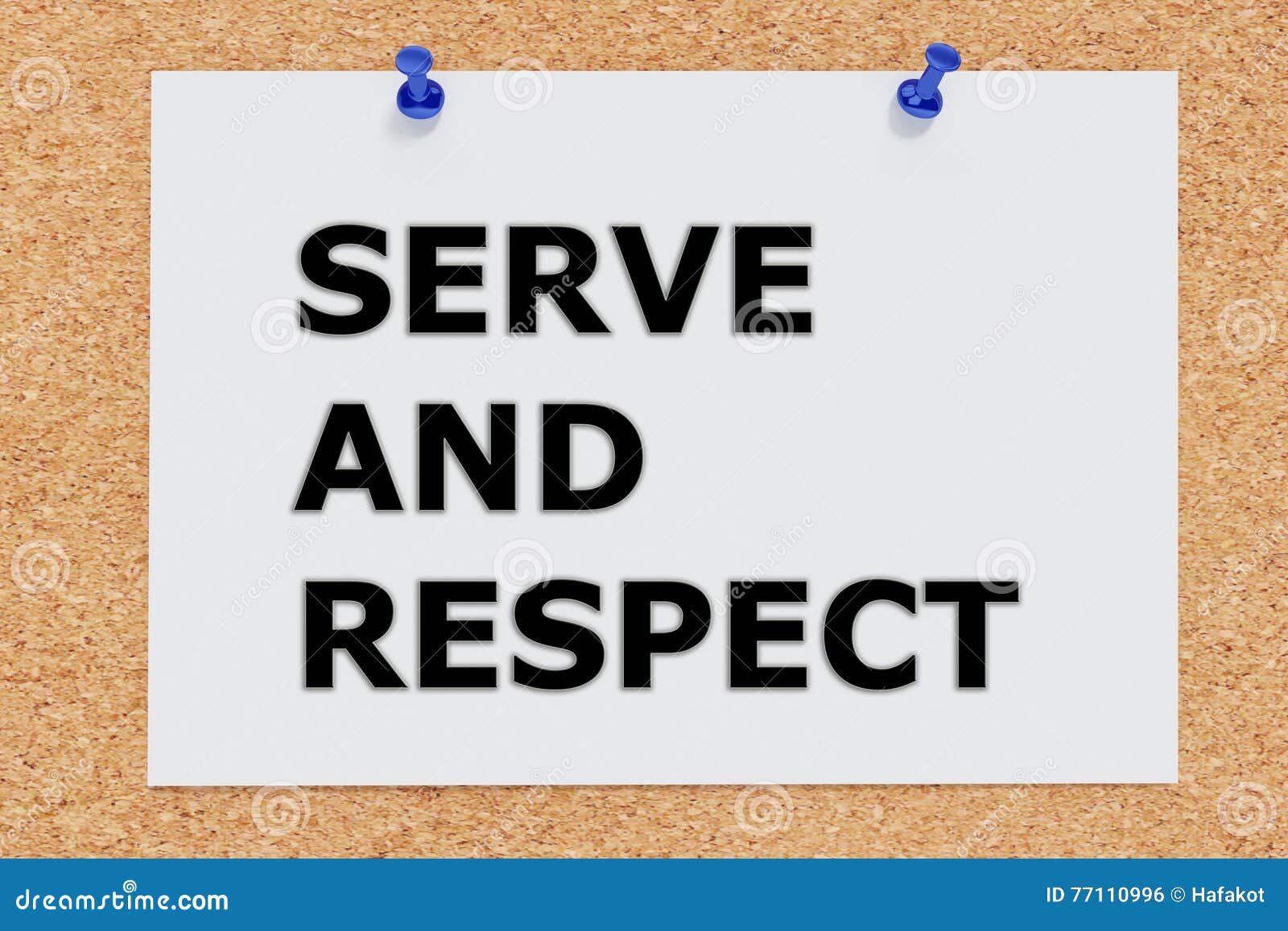 Concept De Service Et De Respect Illustration Stock - Illustration du ...