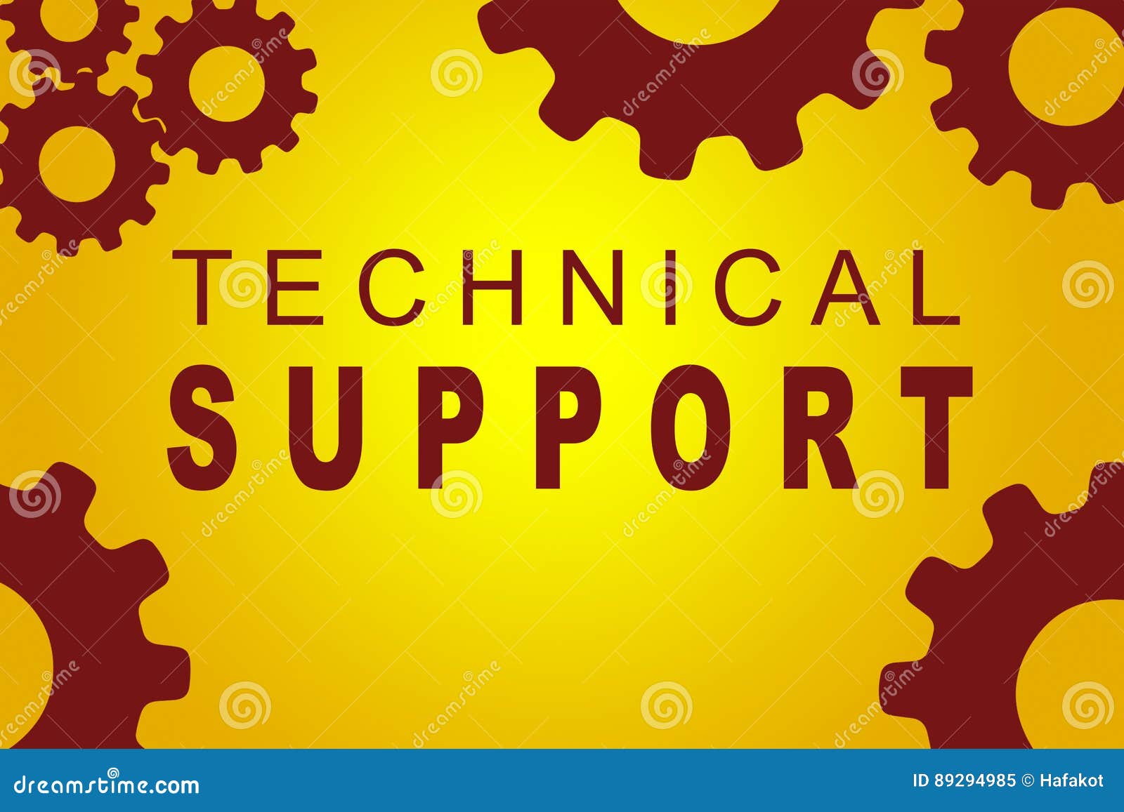 Concept De Support Technique Illustration Stock - Illustration du ...