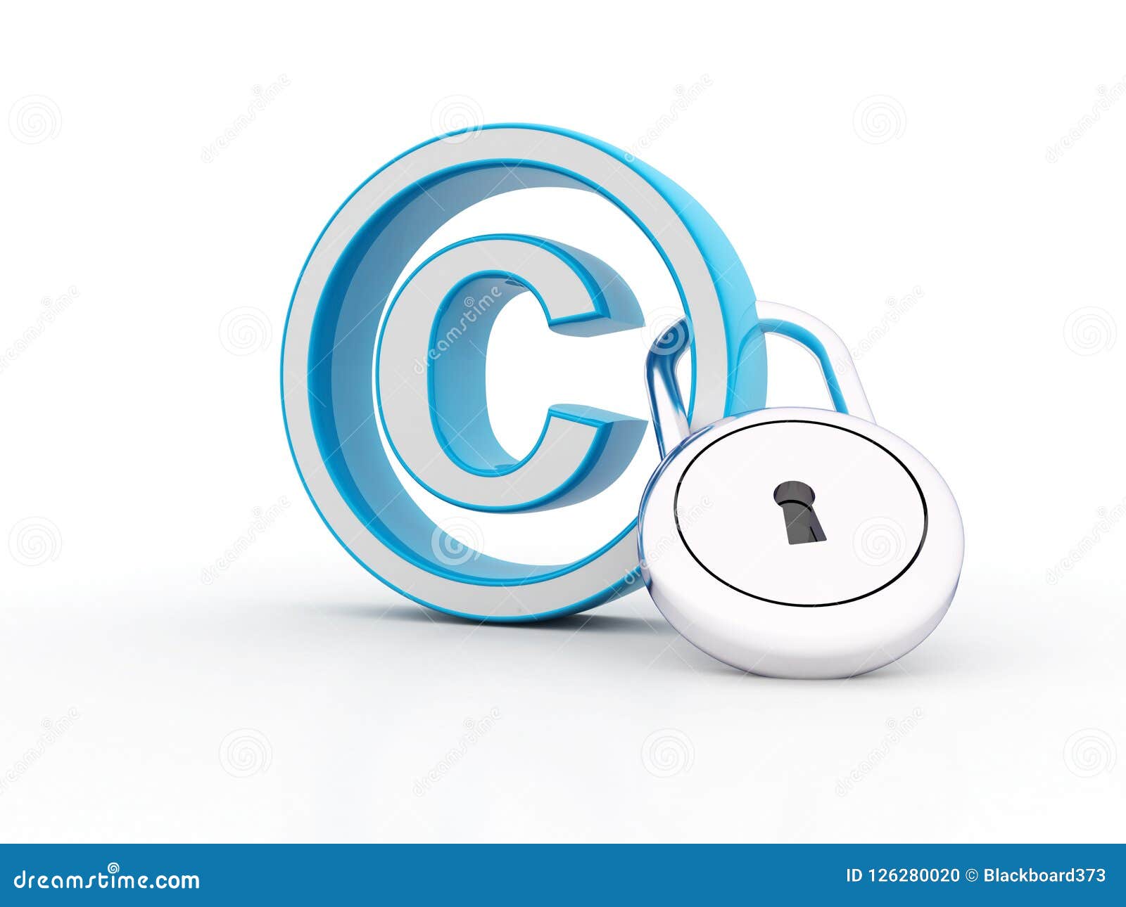 Concept De Symbole De Copyright De L'illustration 3d Illustration Stock ...