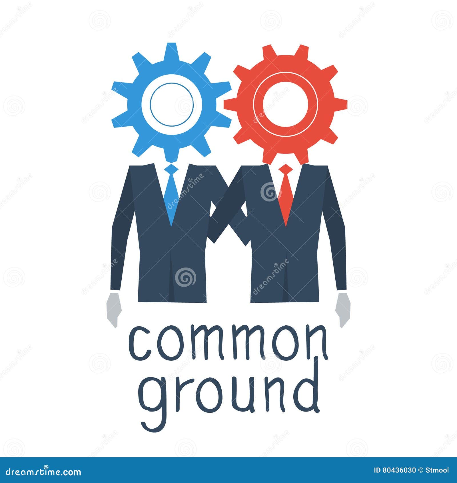 Concept De Terrain D'entente Illustration de Vecteur - Illustration du ...
