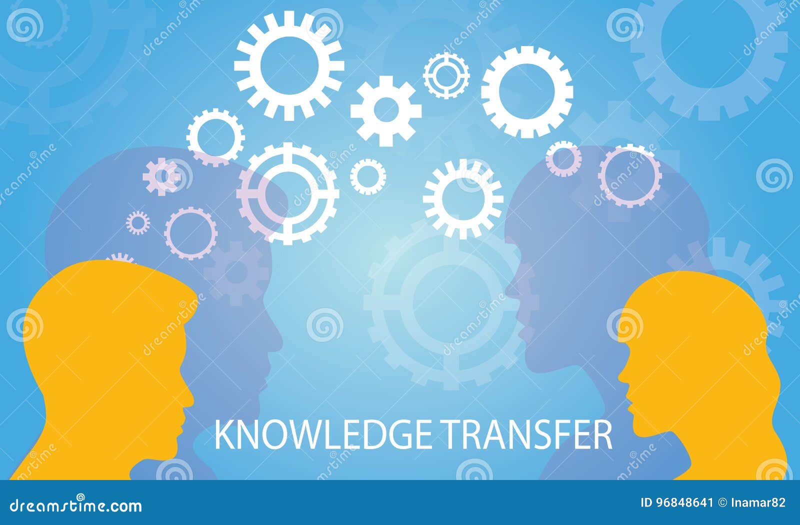 Concept De Transfert De La Connaissance Illustration de Vecteur ...
