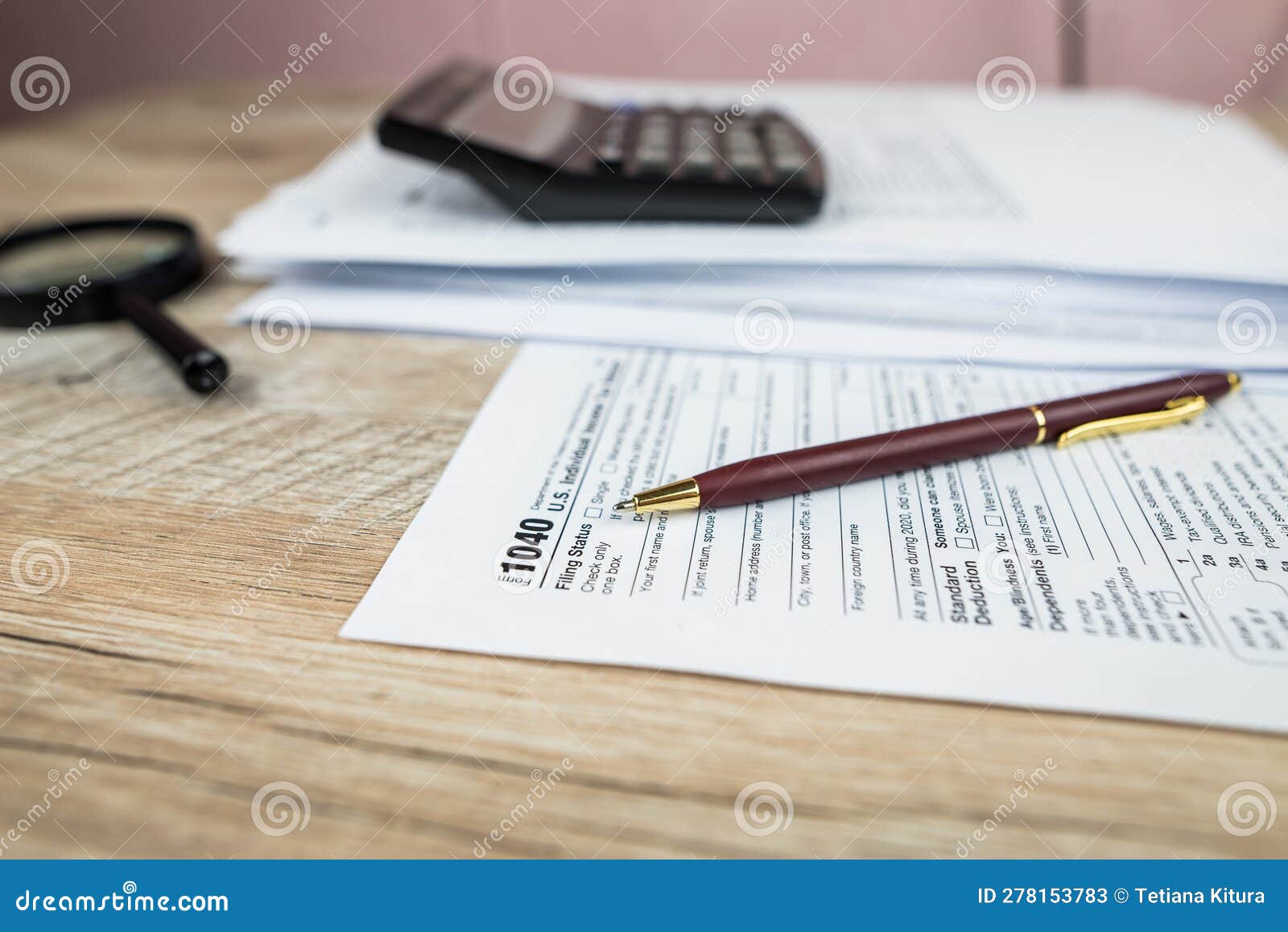 The Concept of the Deadline for Paperwork Stock Image - Image of money ...