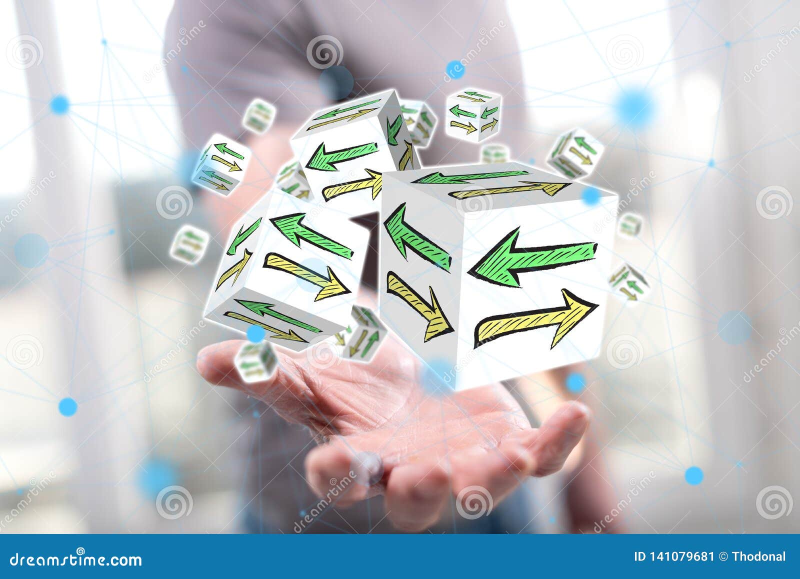 Concept of decision stock illustration. Illustration of design - 141079681