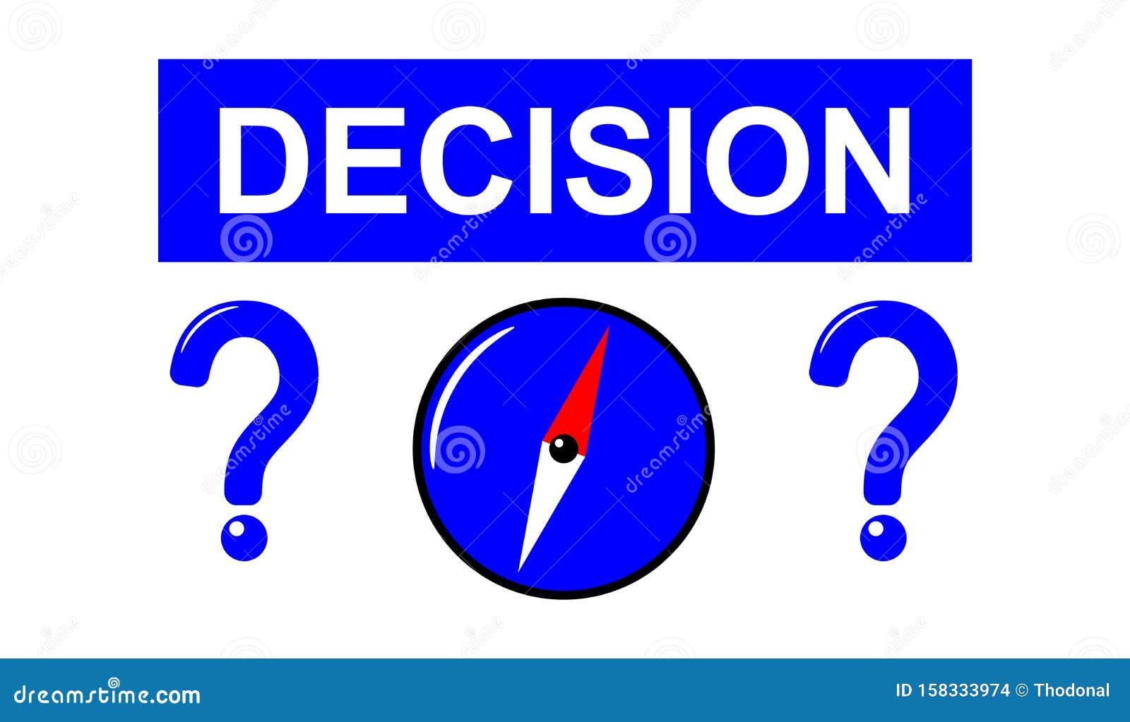 Concept of decision stock illustration. Illustration of background ...