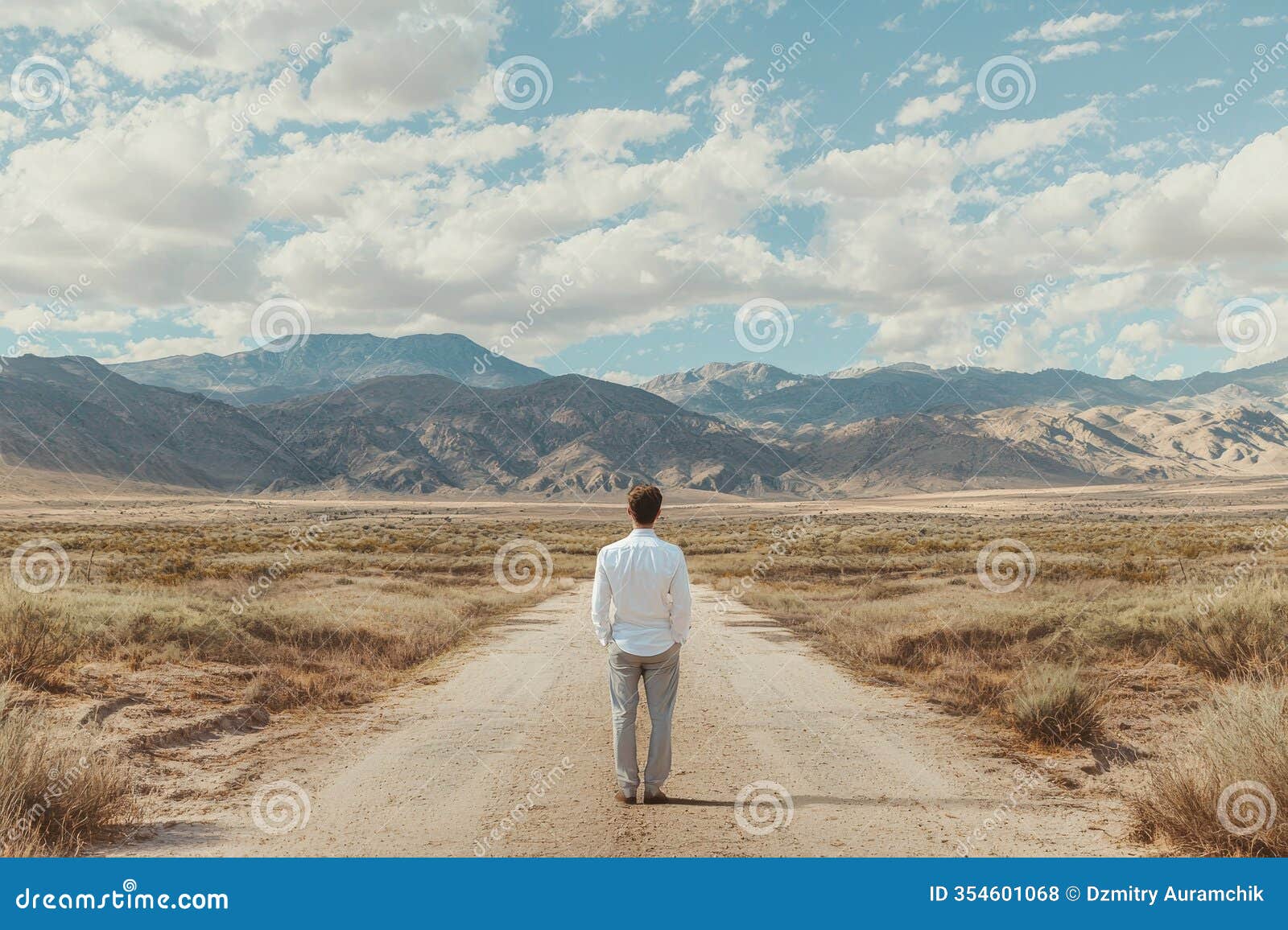 The Concept of Decision-making Illustrated by a Man at a Modern ...