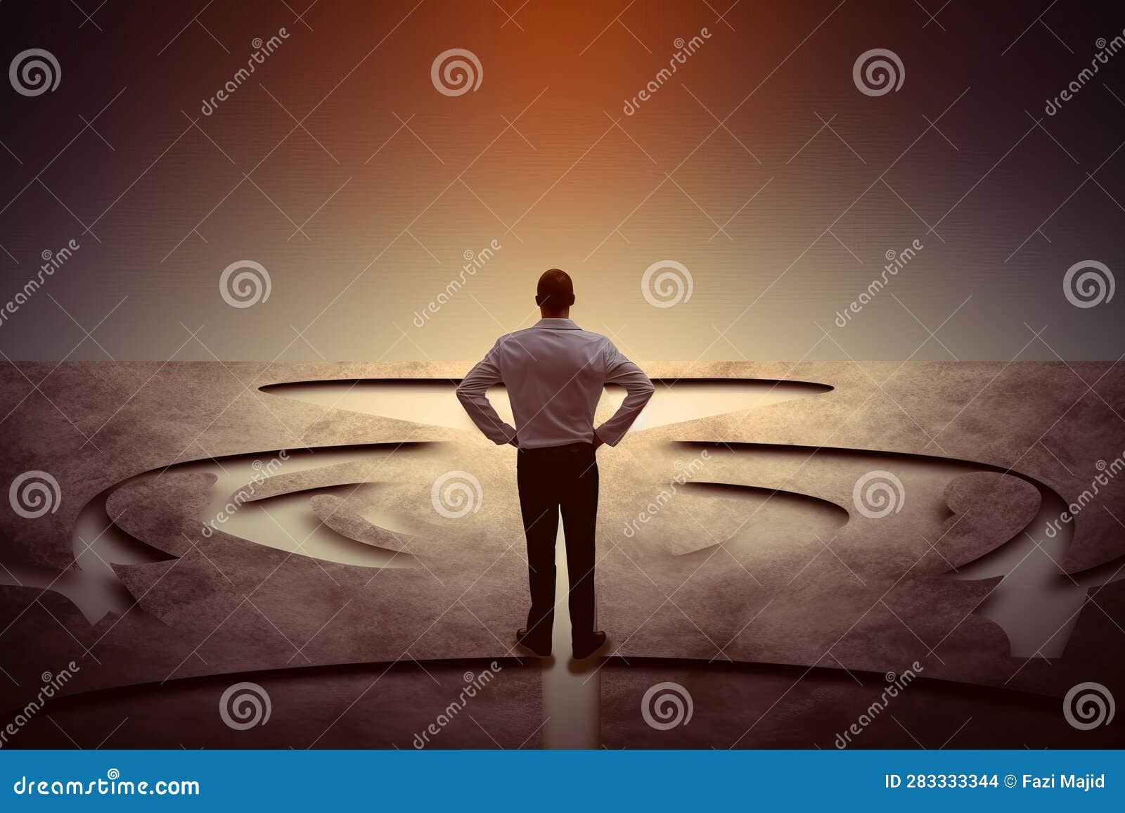 Concept of Decision Making with a Man Who Must Define the Direction of ...