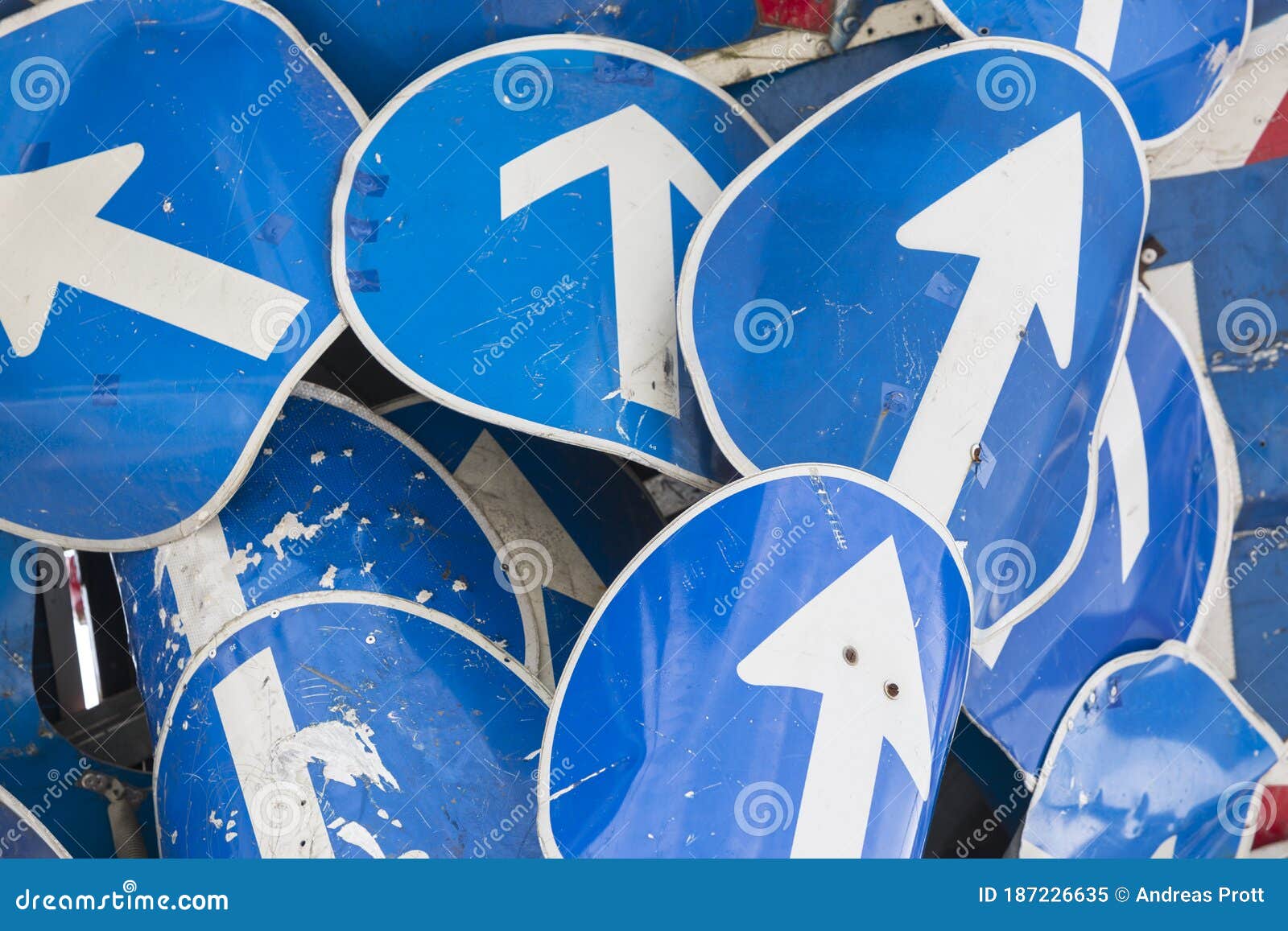 Concept Decision Making: Old Road Signs Pointing into Different ...