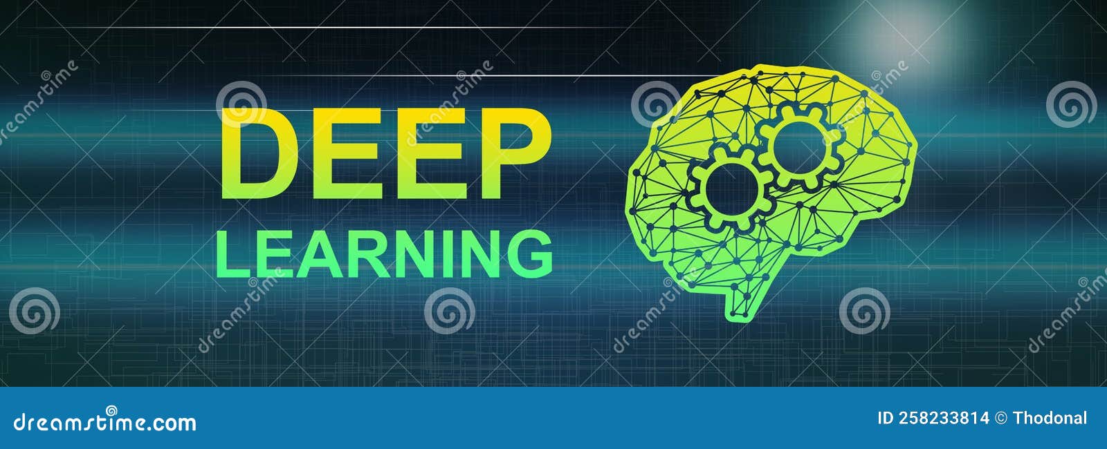 Concept of deep learning stock illustration. Illustration of deep ...
