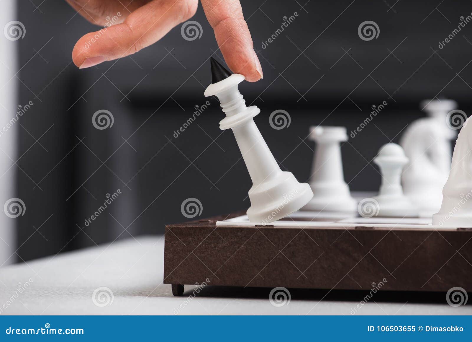 Defeat (chess On The Chocolate Chessboard) Stock Image | CartoonDealer ...