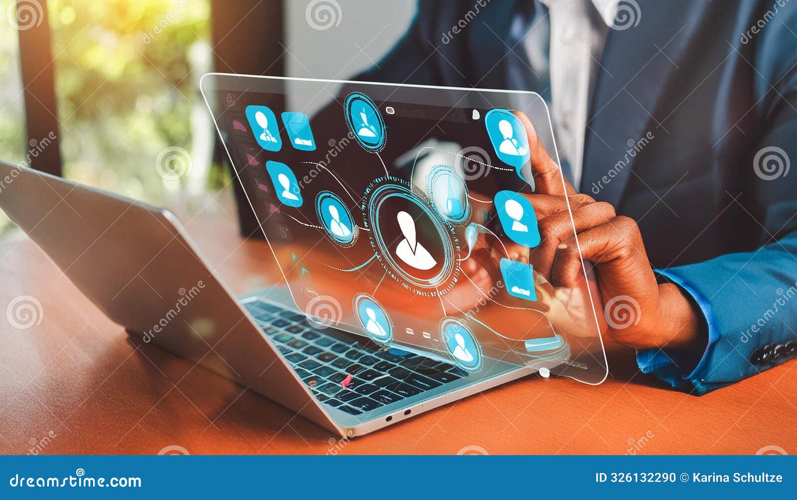 Concept of Delivering Value through Digital Business Solutions, Shown ...