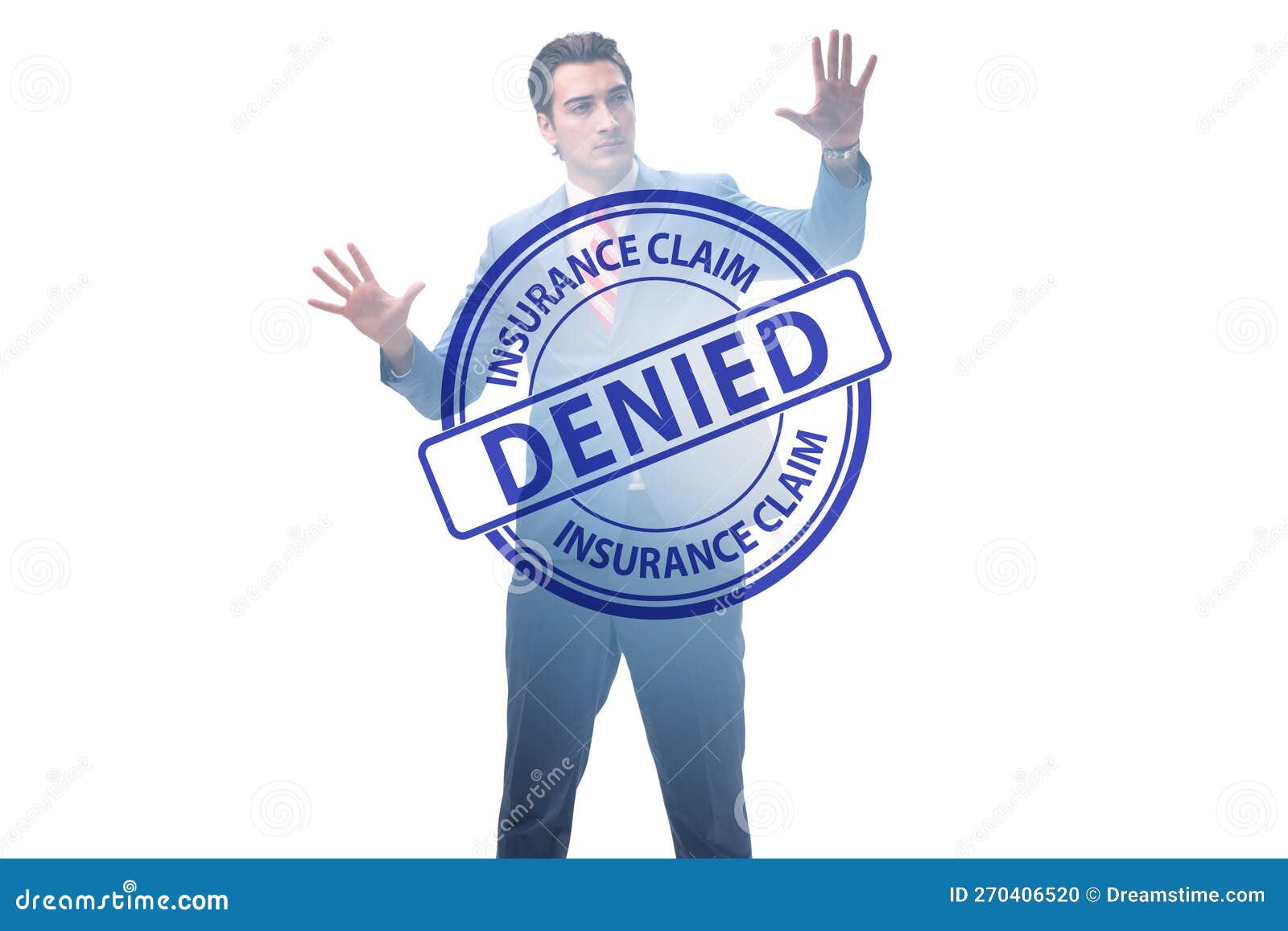 Concept of Denying Medical Insurance Claim Stock Illustration ...