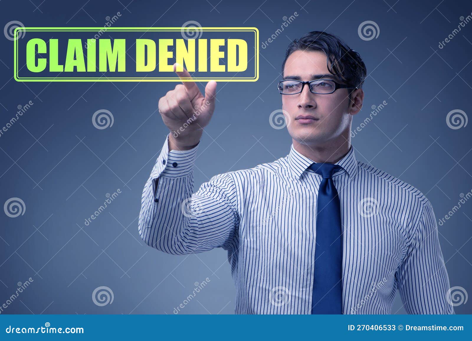 Concept of Denying Medical Insurance Claim Stock Image - Image of ...