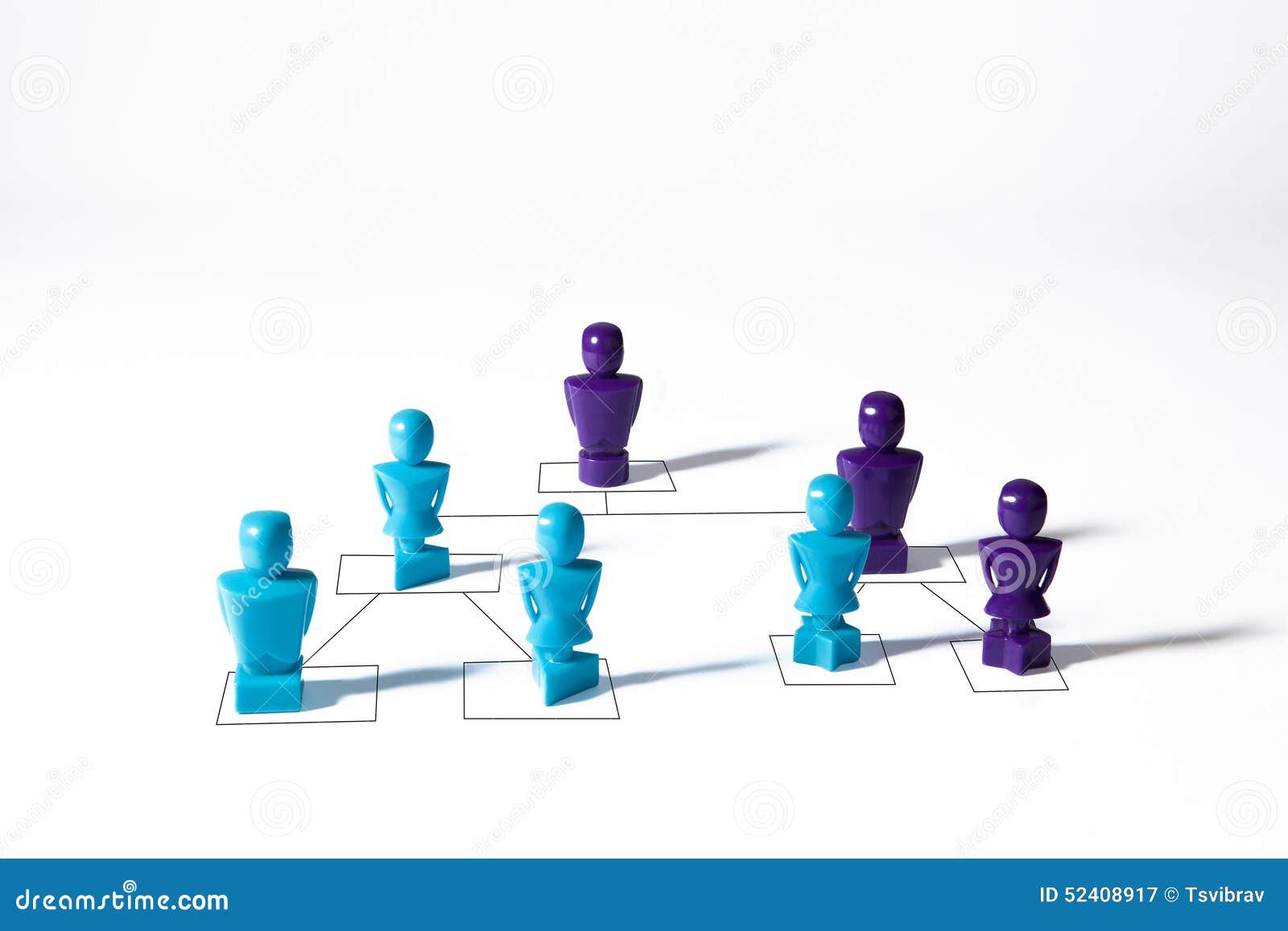 Concept Depicting Organizational Hierarchy Corporate Chart Royalty-Free ...