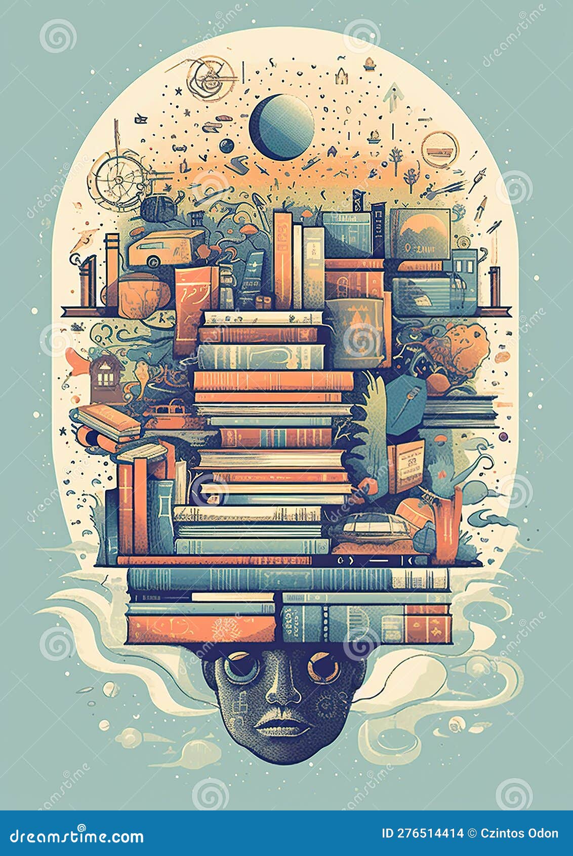 Concept Depicting the Path To Knowledge. Acquiring Knowledge for ...