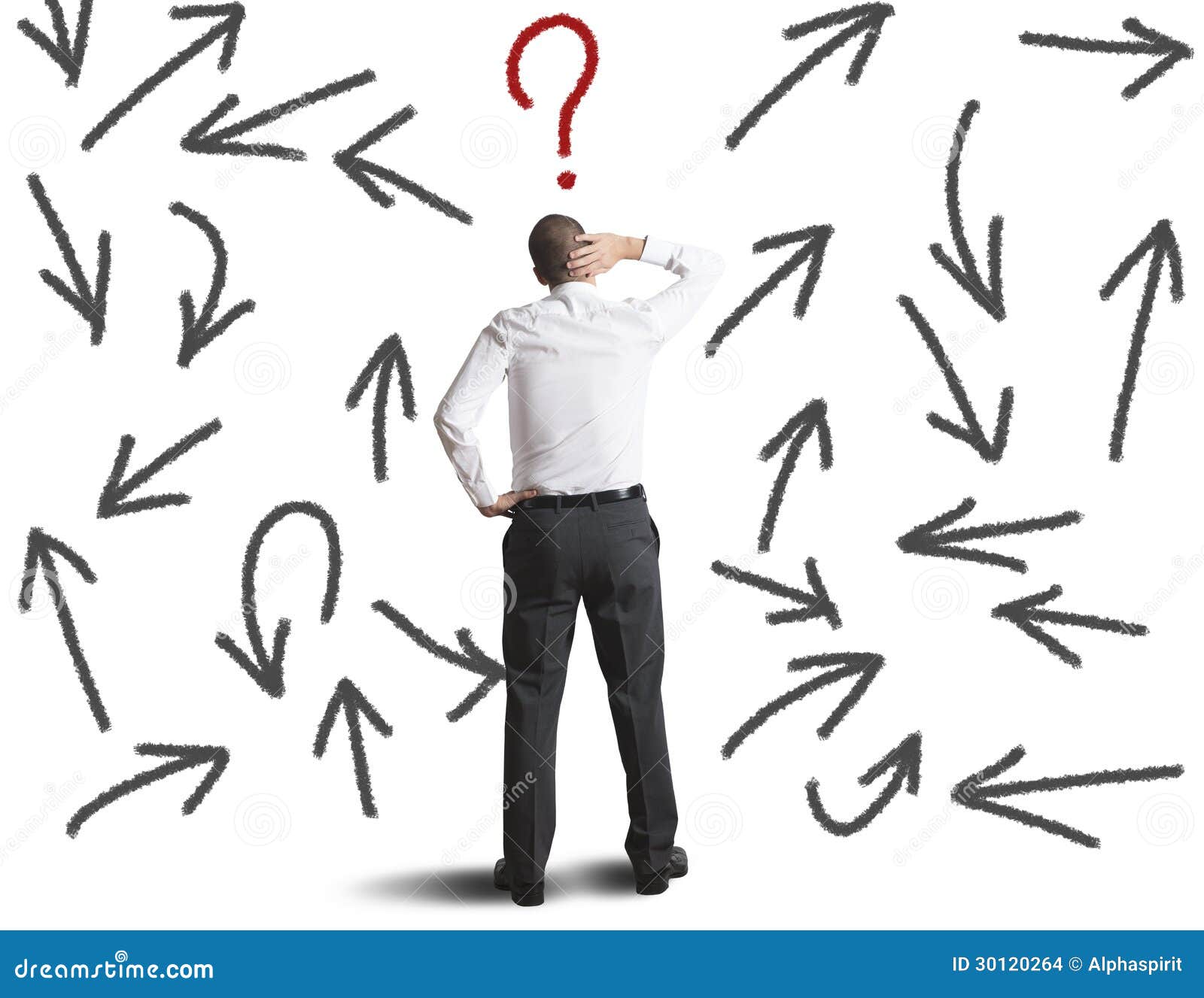 Choix Difficiles D'un Homme D'affaires Photo stock - Image du ...