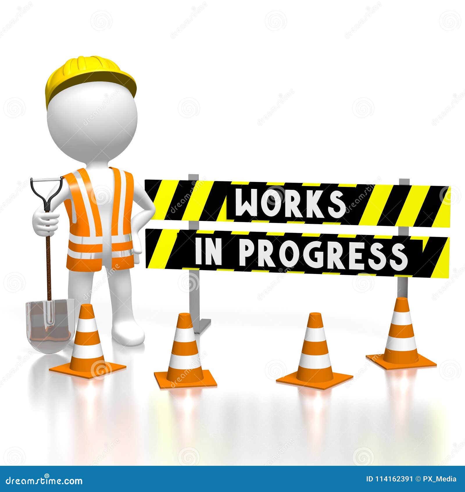 Travaux En Cours Stock Illustrations, Vecteurs, & Clipart – (143 Stock ...