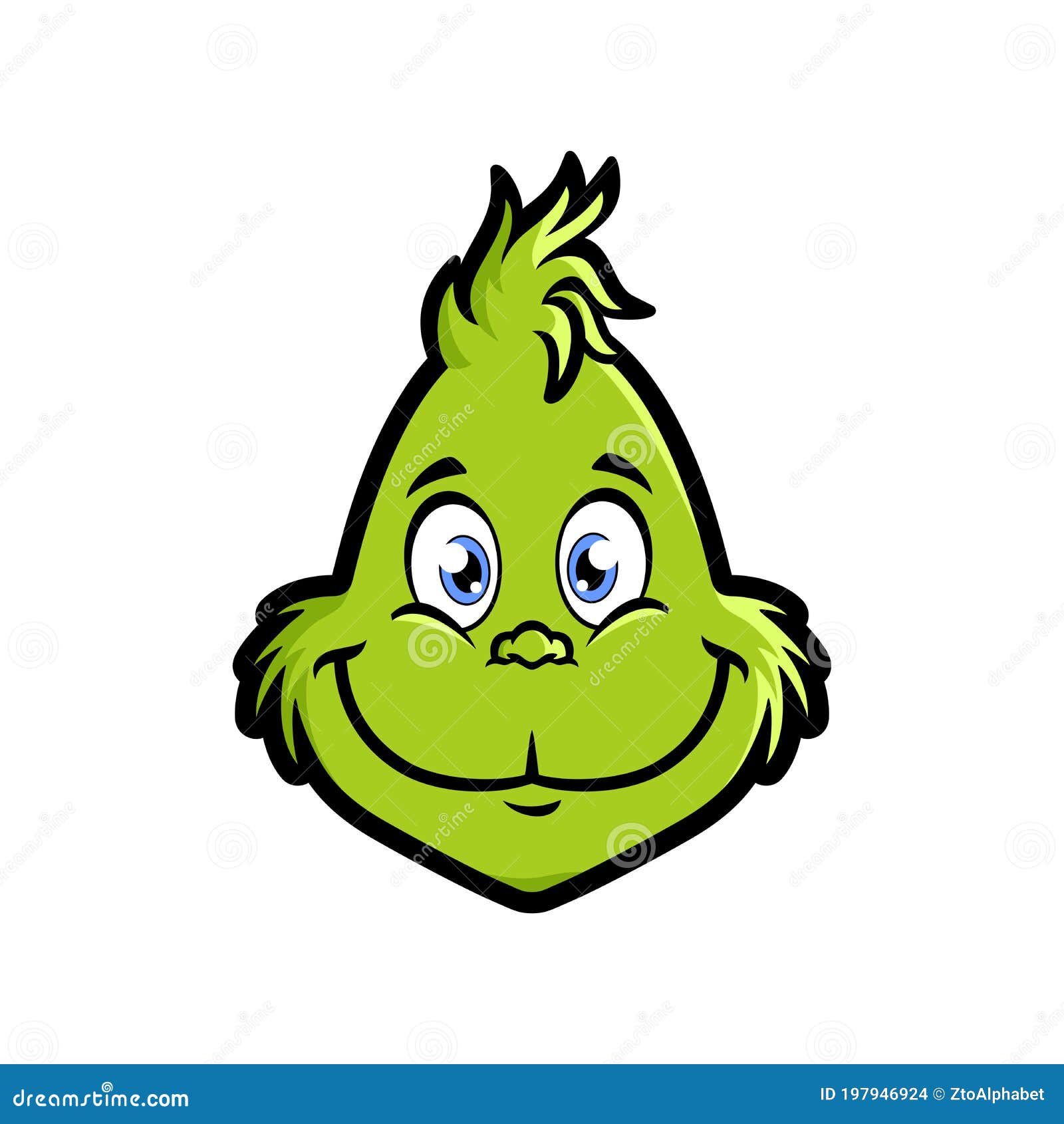 Grinch Emoji Slightly Smiling Face Sticker Editorial Stock Image ... Grinch Emoji Slightly Smiling Face Sticker Editorial Stock Image ...