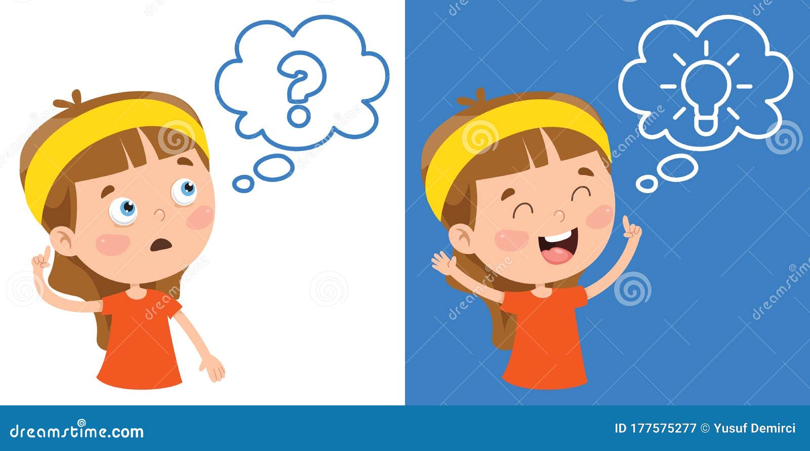 Concept Design for Creative Thinking Stock Vector - Illustration of ...