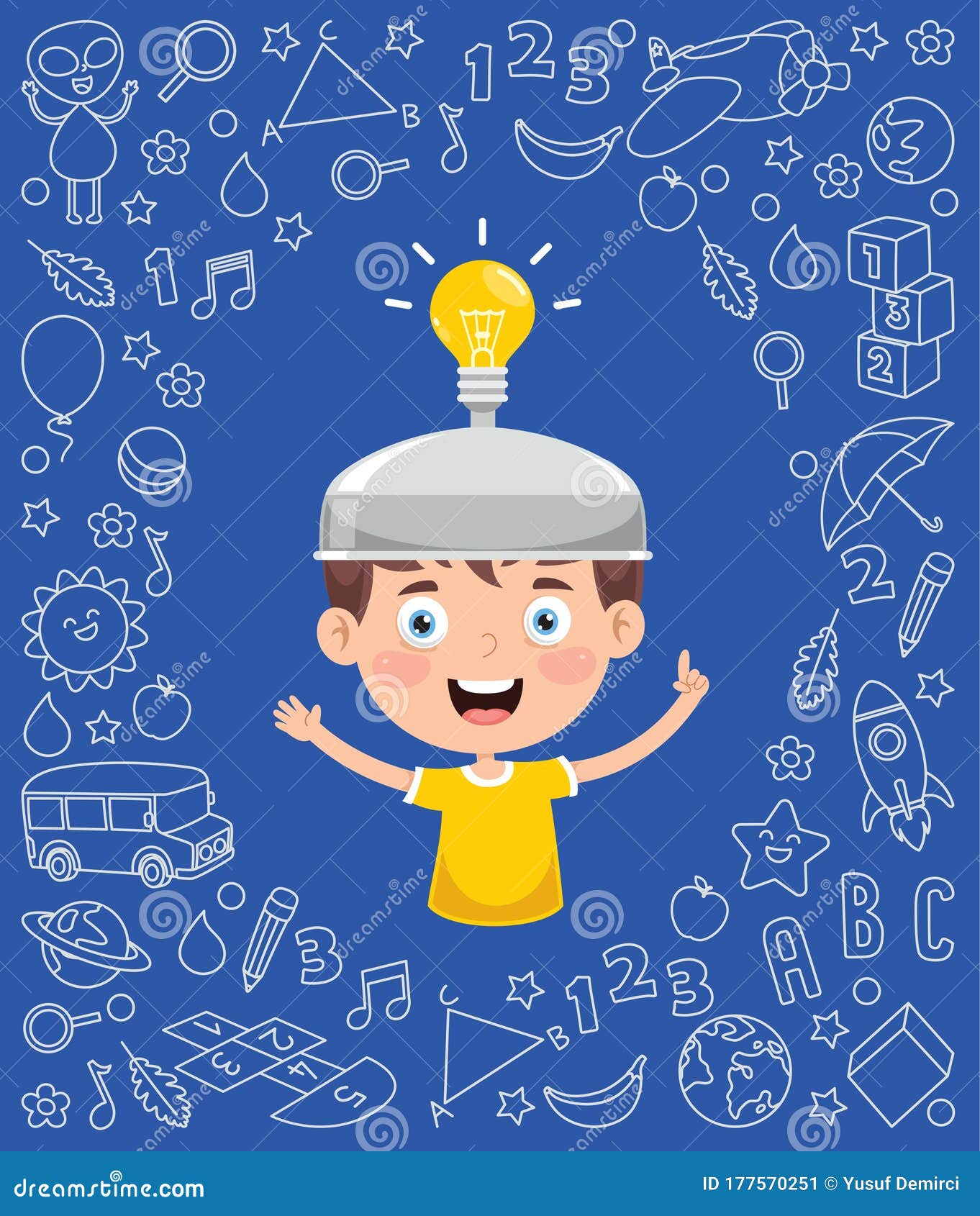 Concept Design for Creative Thinking Stock Vector - Illustration of ...