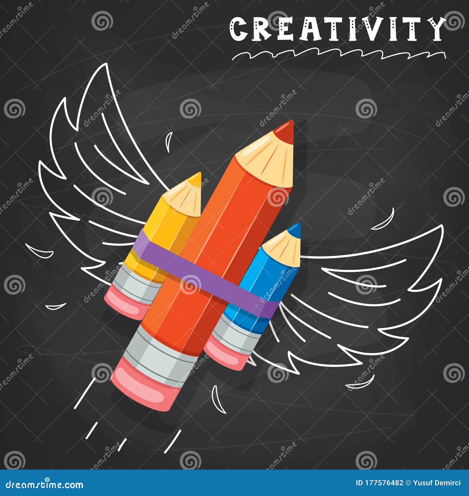 Concept Design for Creative Thinking Stock Vector - Illustration of ...