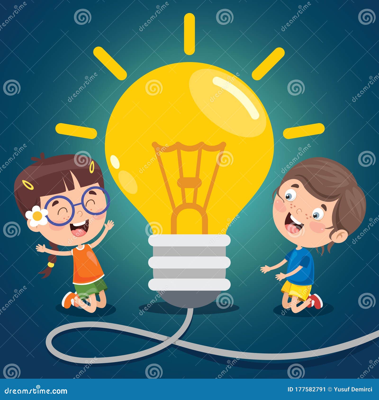 Concept Design for Creative Thinking Stock Vector - Illustration of ...