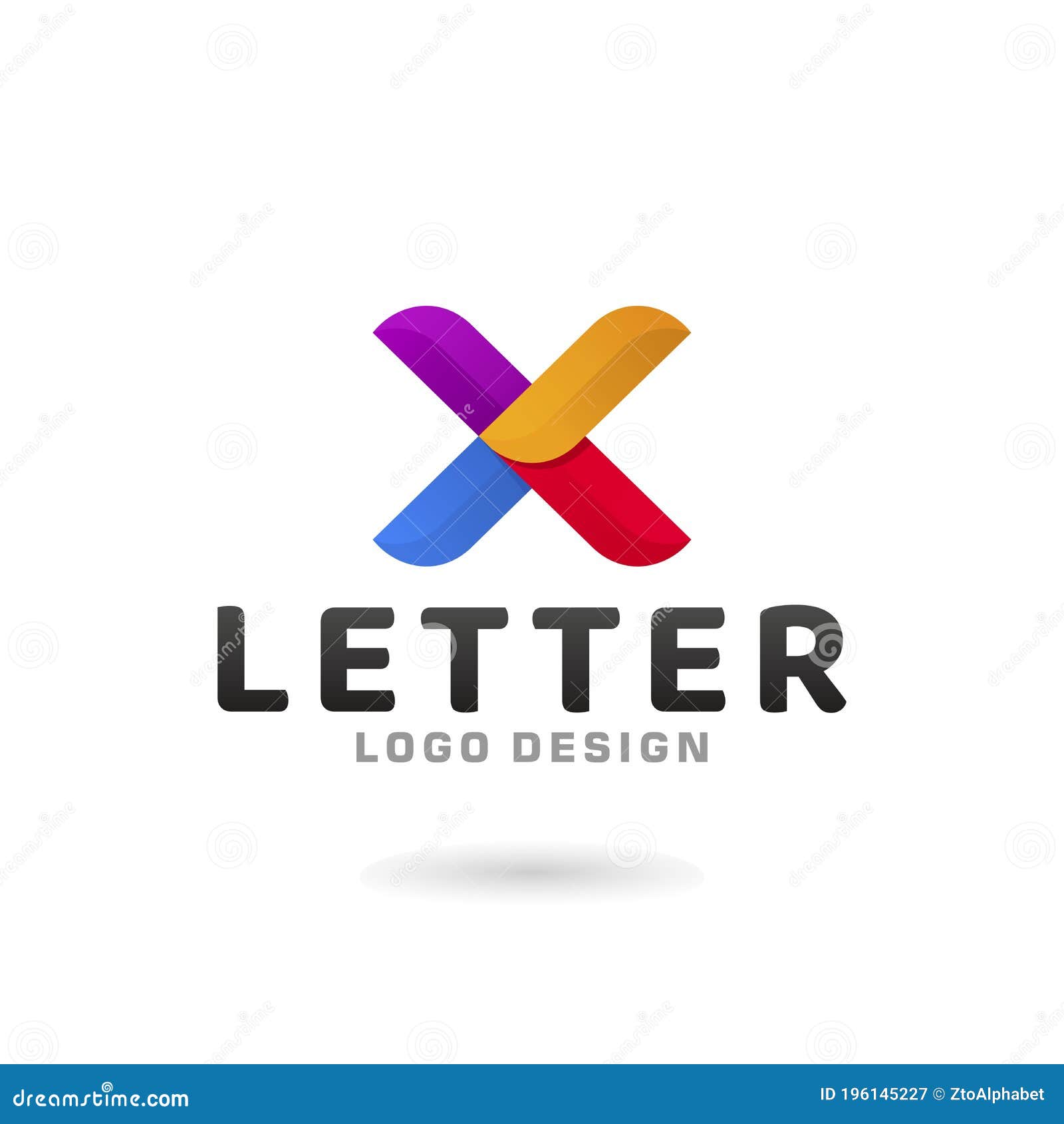 Creative Letter X Logo Templates Stock Vector - Illustration of emblem ...