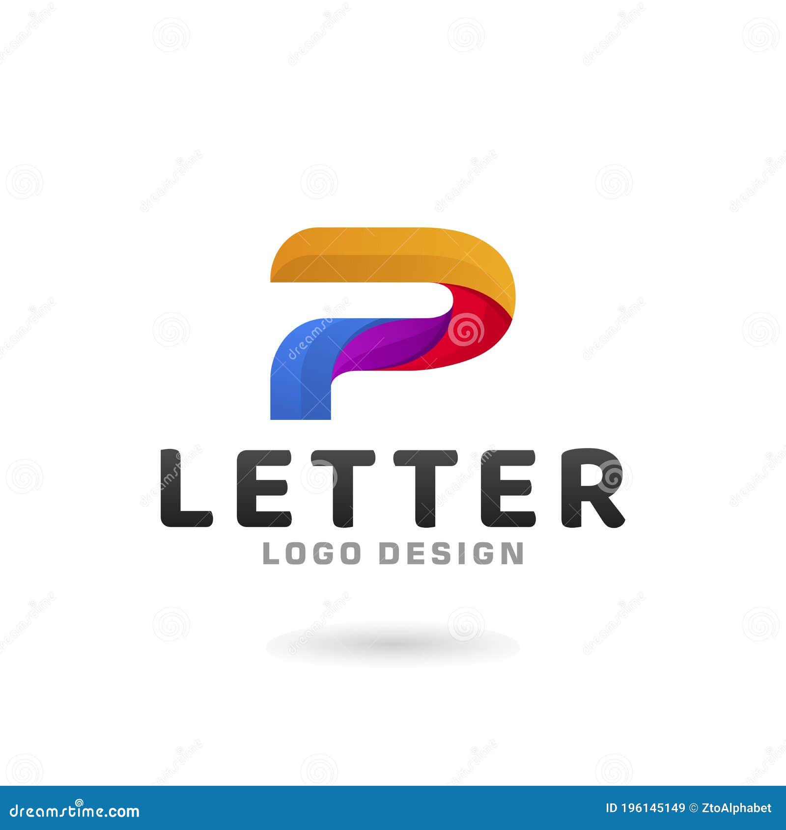 Creative Letter P Logo Templates Stock Vector - Illustration of brand ...